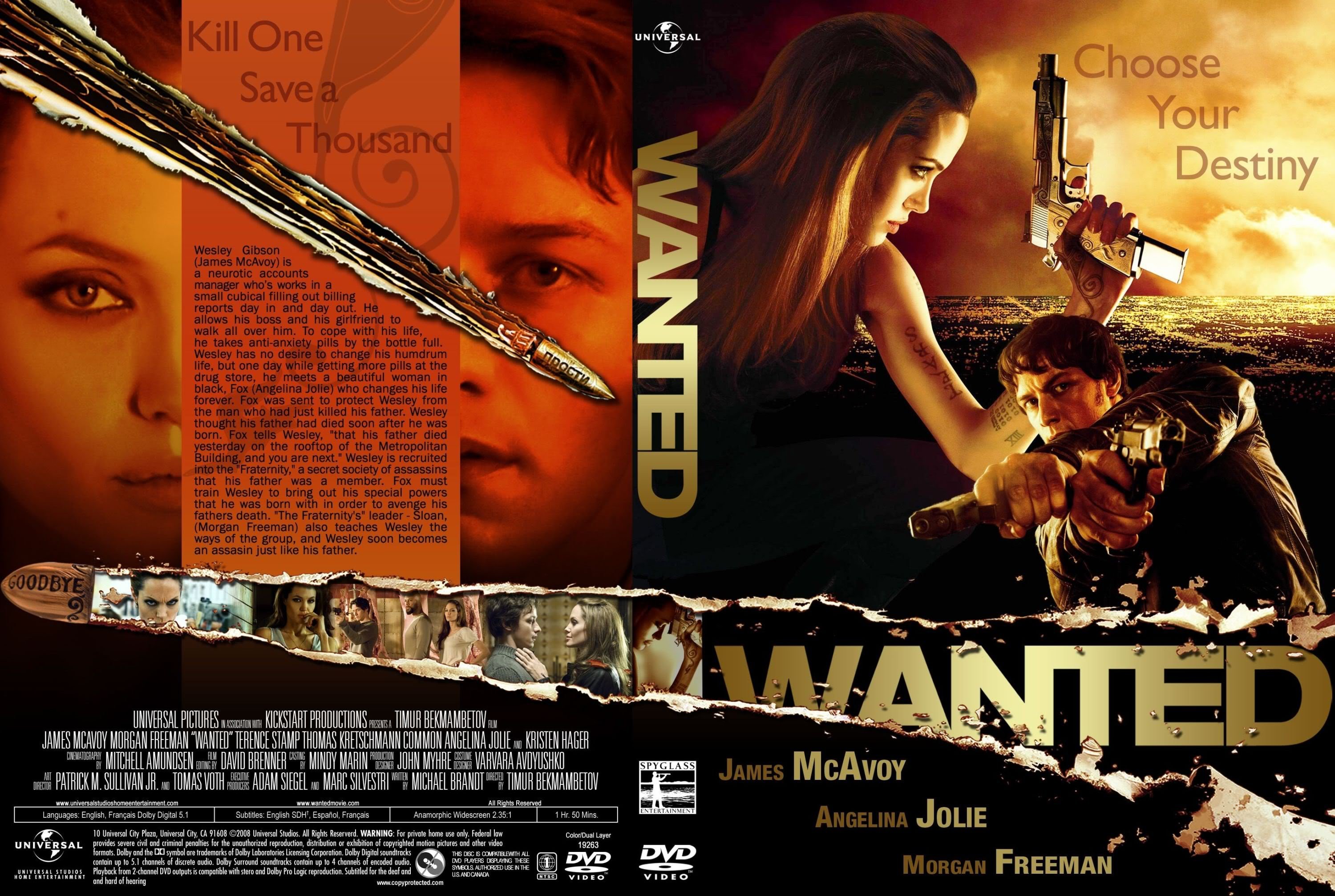 wanted, Action, Crime, Fantasy, Sci fi, Jolie, 12 Wallpapers HD ...