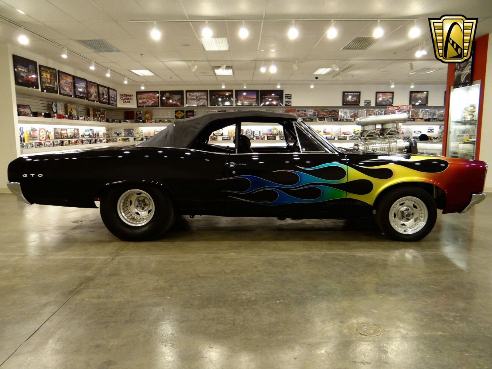 1966, Pontiac, Gto, Pro, Street, Convertible, Hot, Rod, Rods, Muscle ...