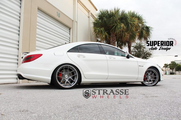 amg, Cars, Cls63, Mercedes, Strasse, Tuning, Wheels, White Wallpapers ...