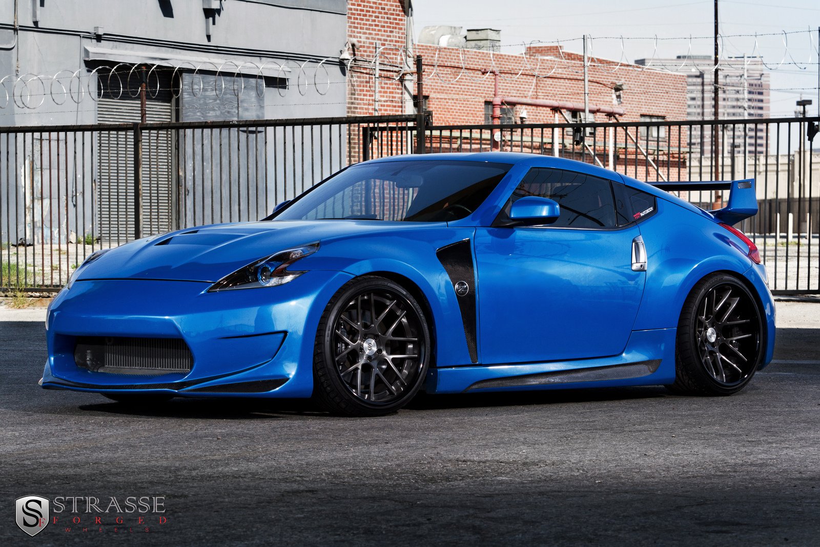 supercharged, 370z, Nissan, Japan, Blue, Strasse, Wheels, Tuning, Cars ...