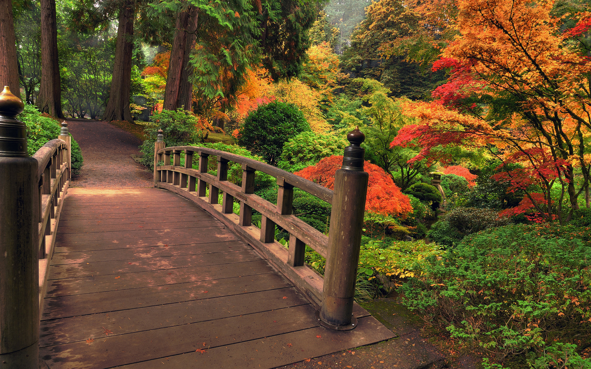 architecture, Bridges, Garden, Nature, Landscapes, Stream, Plants, Bush ...