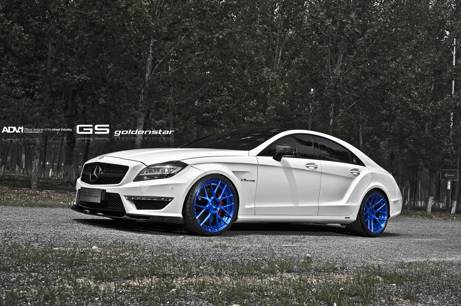 adv1, Wheels, Mercedes, Cls63, Amg, Tuning, White Wallpapers HD ...