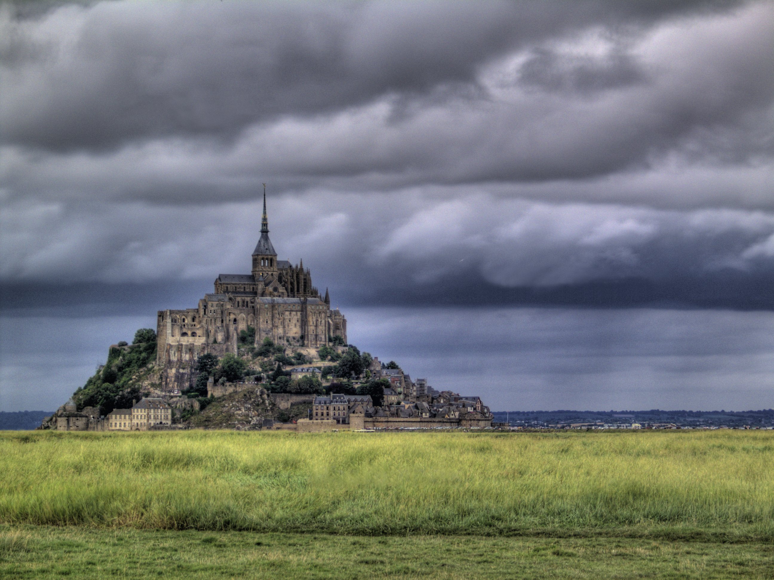 le, Mont, Saint michel, Castle, French, France, Saint, Michel ...