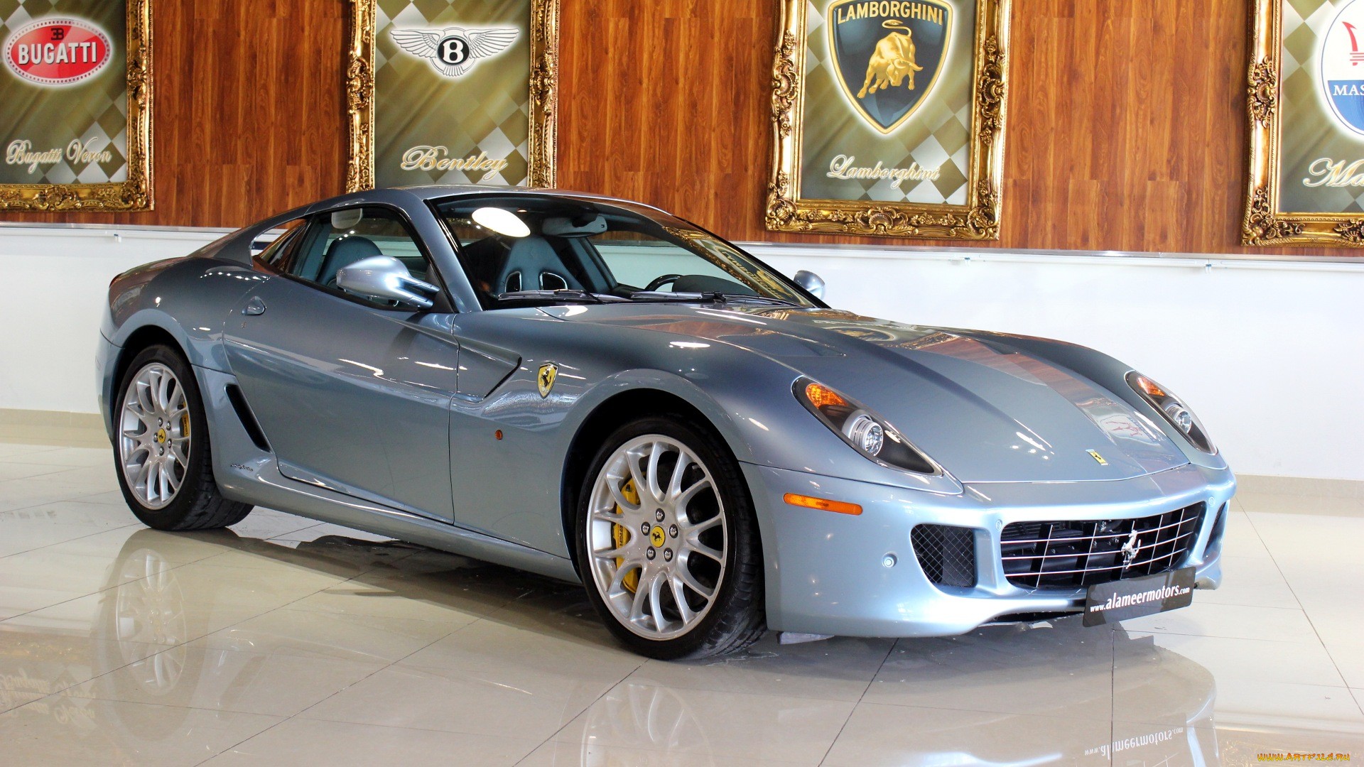 ferrari, 599, Gtb, Fiorano, Supercar, Silver Wallpapers HD / Desktop ...