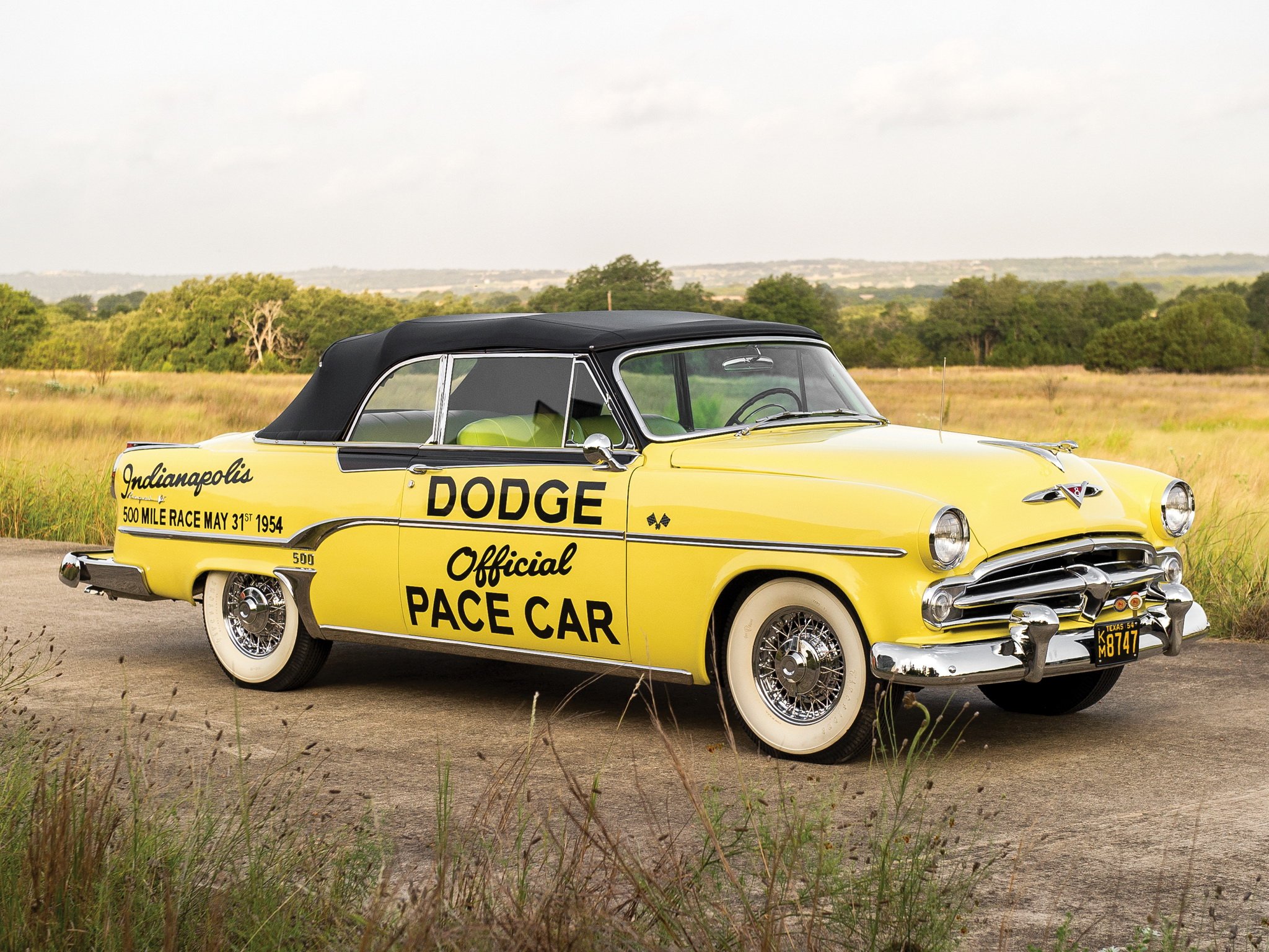 1954, Dodge, Royal, 500, Convertible, Indy, Pace, Car, v53 3 , Race ...
