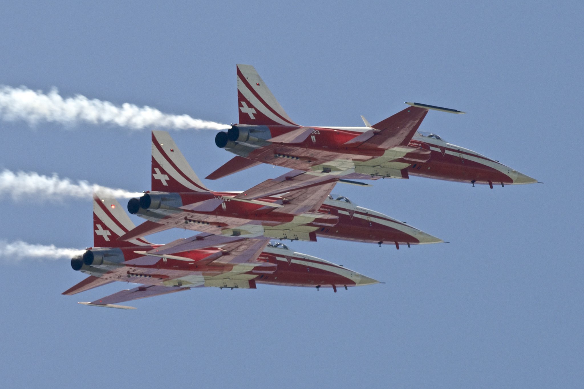 air, Aircraft, Aviation, Patrouille, Suisse, Jet, Acrobatic, Northrop ...