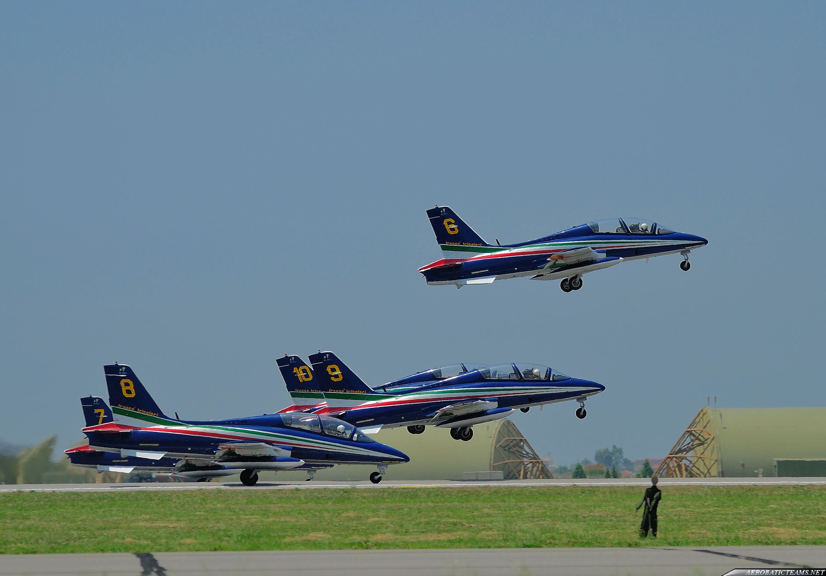 aermacchi, Mb 339, Pan, Freece, Tricolori, Jet, Team, Acrobatic, Italia ...
