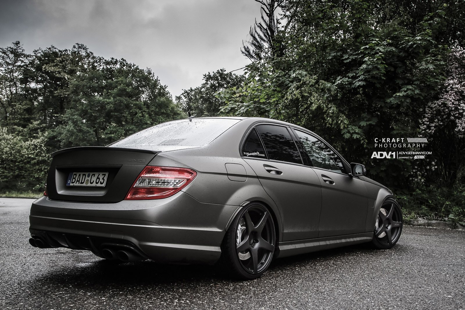 2014, Mercedes, C63, Amg, Adv1, Wheels, Tuning Wallpapers HD / Desktop ...