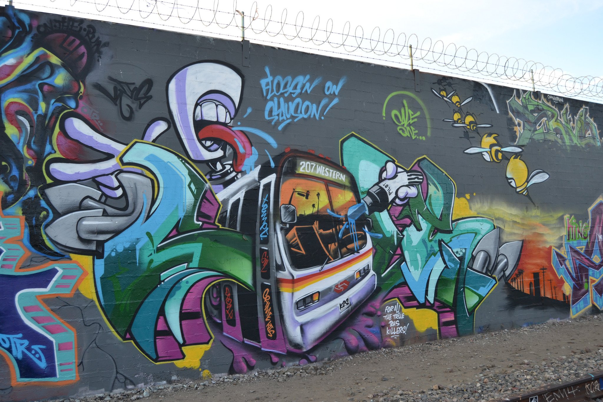 los, Angeles, California, Pacific, Buildings, Cities, Graffiti, Colors ...