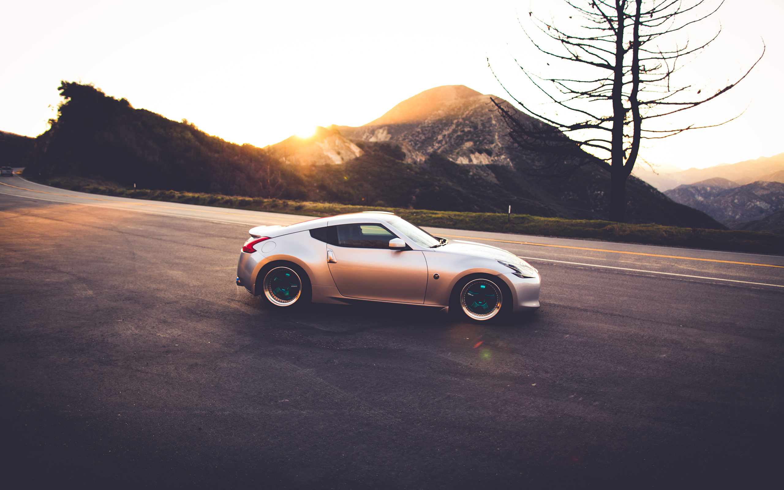 nissan, 370z, Warm, Sunset, Roads, Tuning, Supercar Wallpapers HD ...