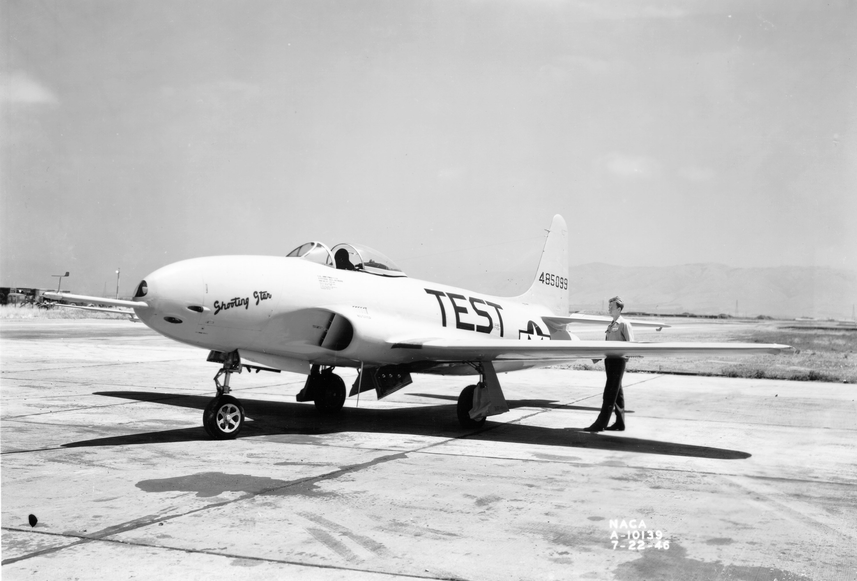 1945, Lockheed, P 80, Shooting, Star, Aircrafts, Fighter, Jet, Military ...