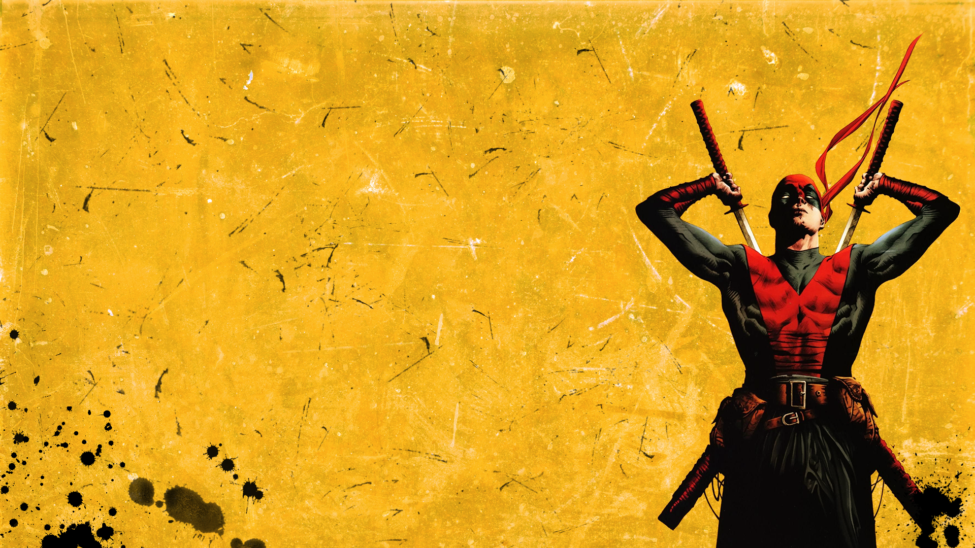 deadpool, Yellow Wallpapers HD / Desktop and Mobile Backgrounds