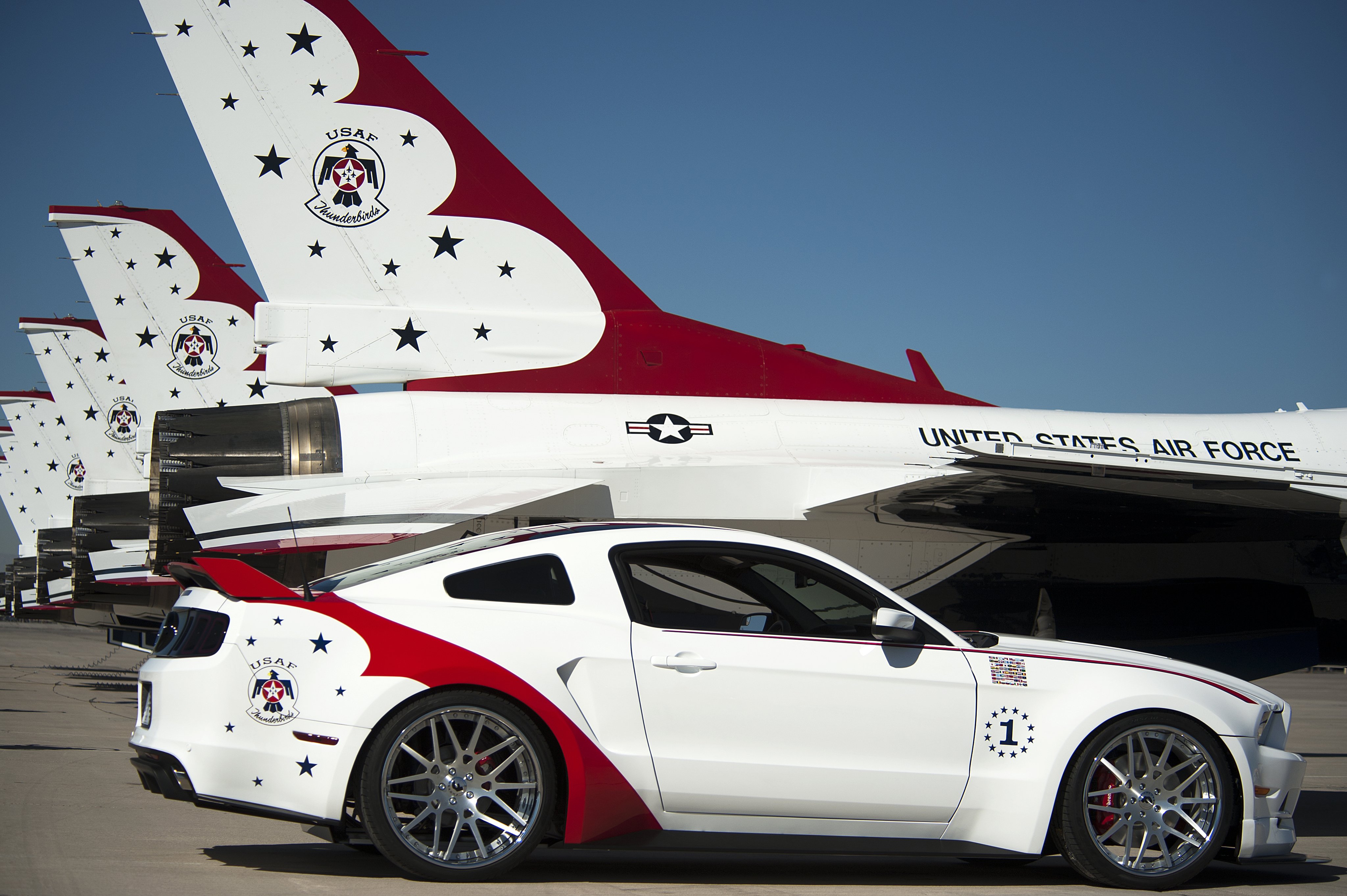 2014, Ford, Mustang, G t, Usa, Air, Force, Thunderbirds, Muscle, Tuning ...