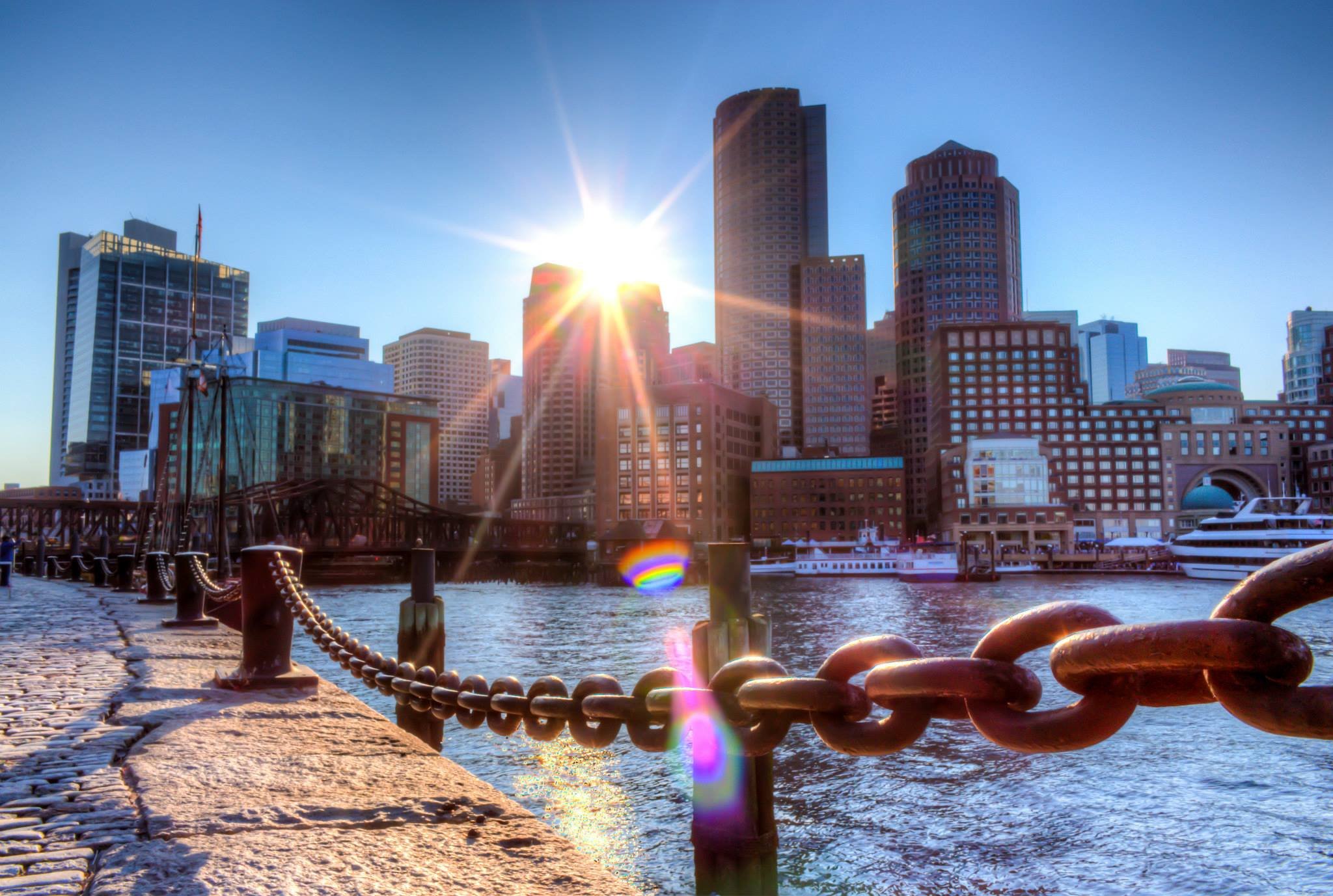 architecture, Bridges, Boston, Boswash, Cities, City, Night, Skyline ...