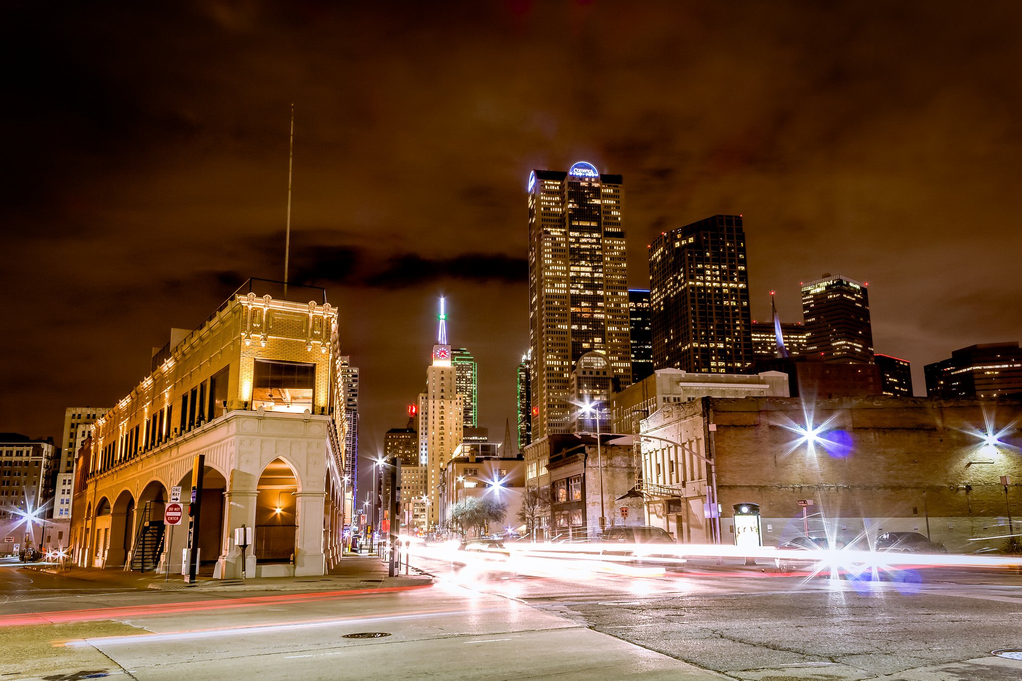 dallas, Architecture, Bridges, Cities, City, Texas, Night, Towers ...