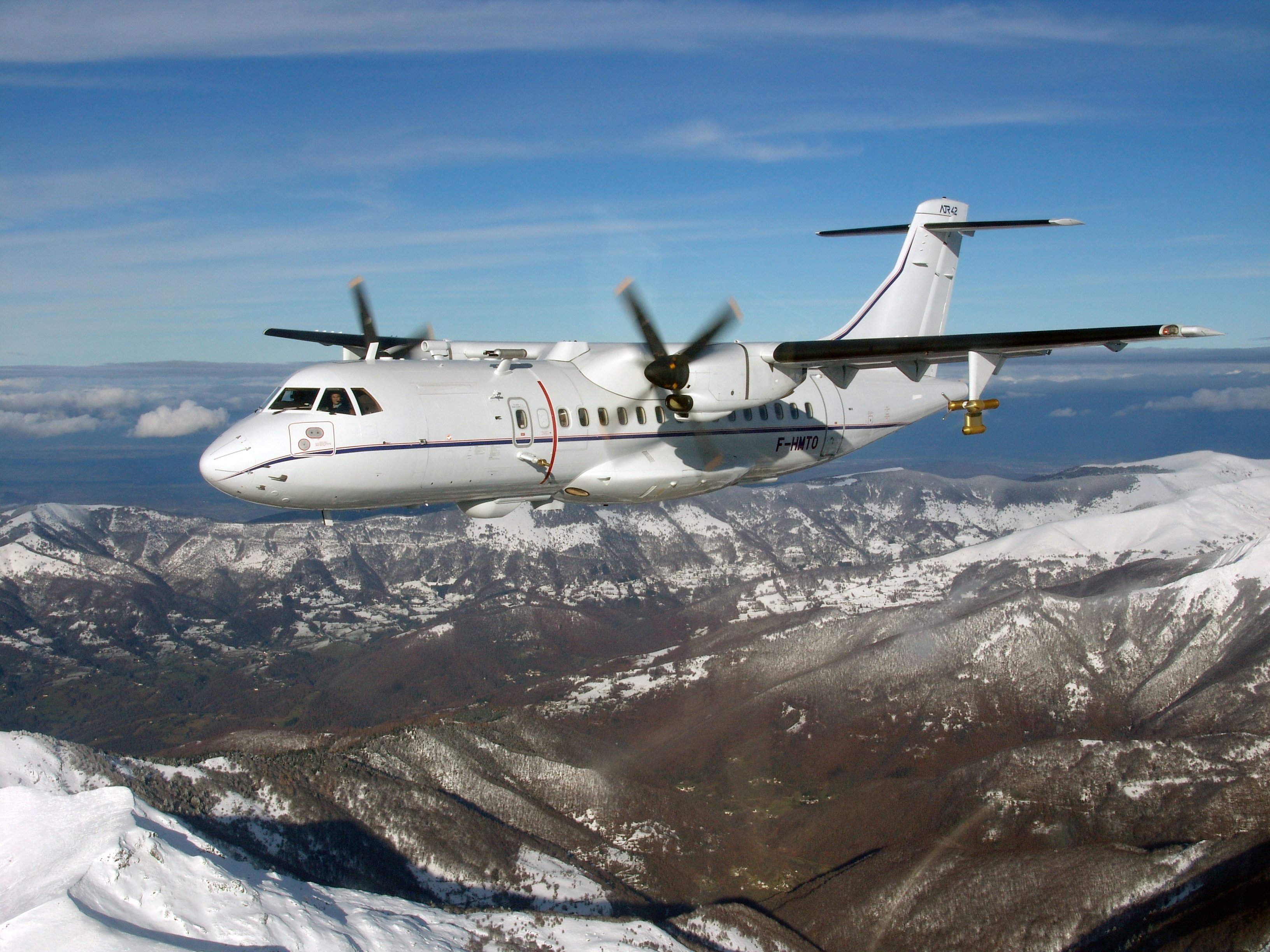 atr, 42, 72, 600, Aircrafts, Airliner, Airplane, Plane, Transport ...