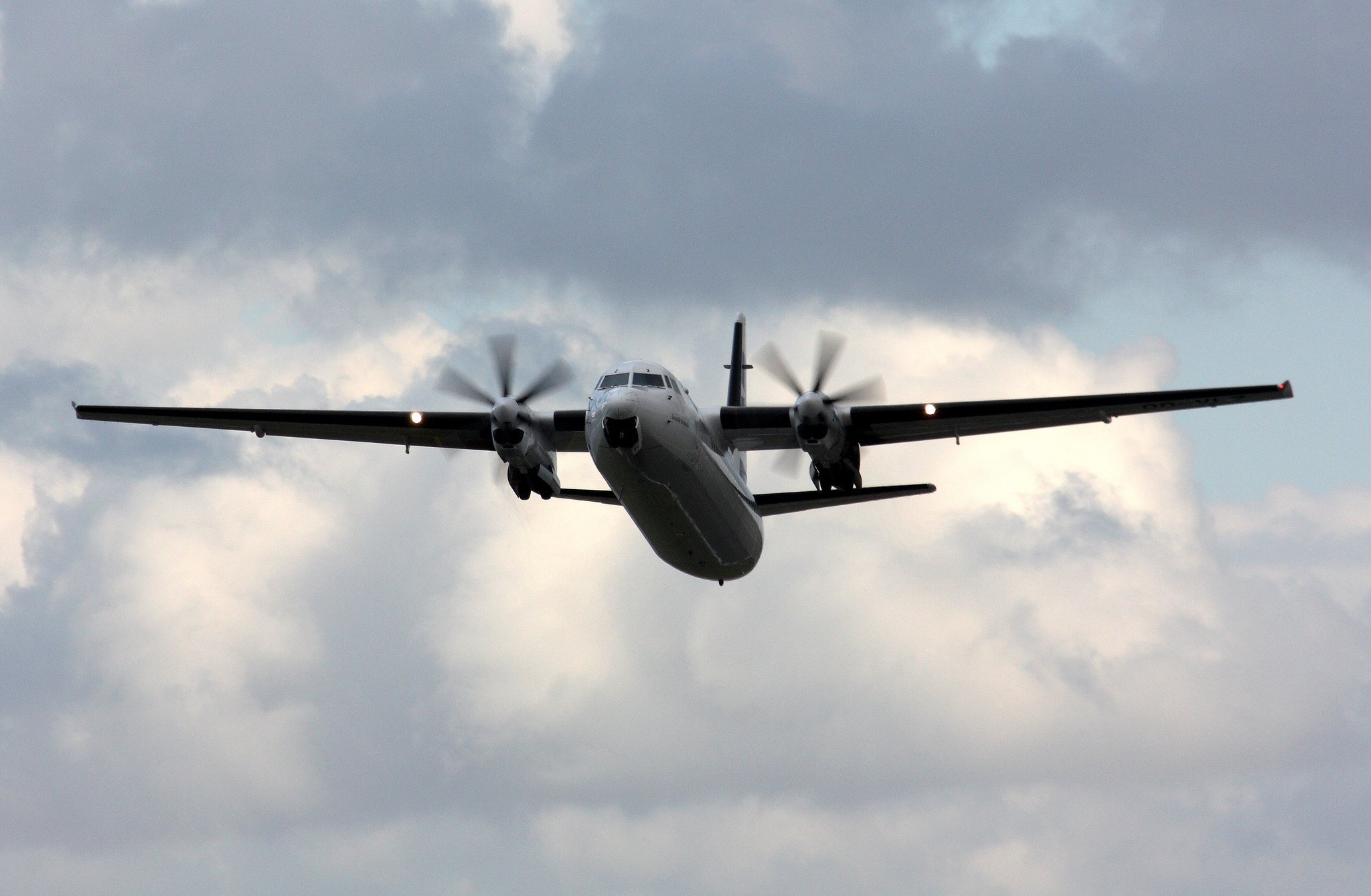 aircrafts, Airliner, Airplane, Fokker 50, Plane, Transport Wallpapers ...