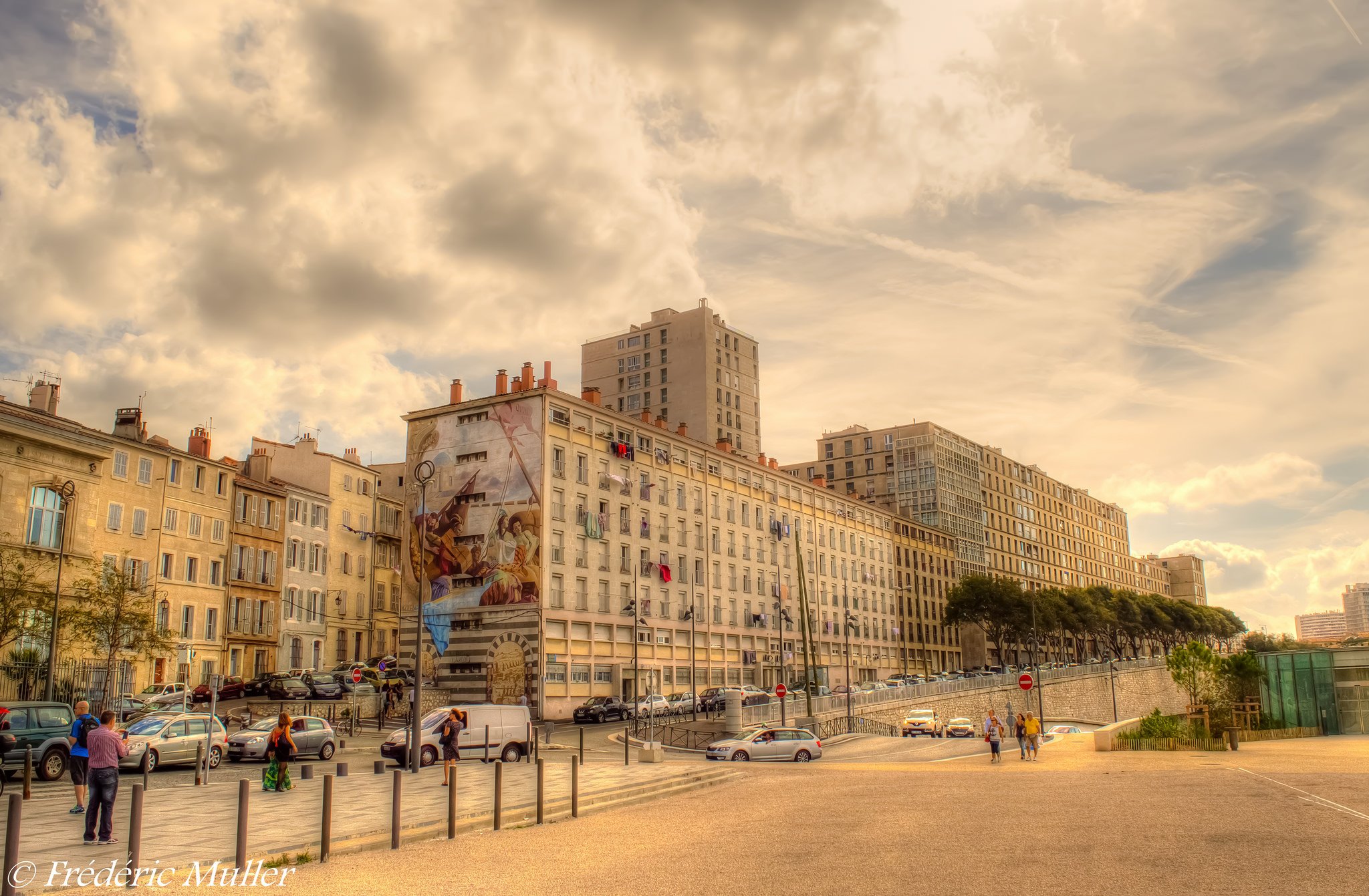 marseille, France, Provence, 13, Cities, Monuments, Panorama, Panoramic ...