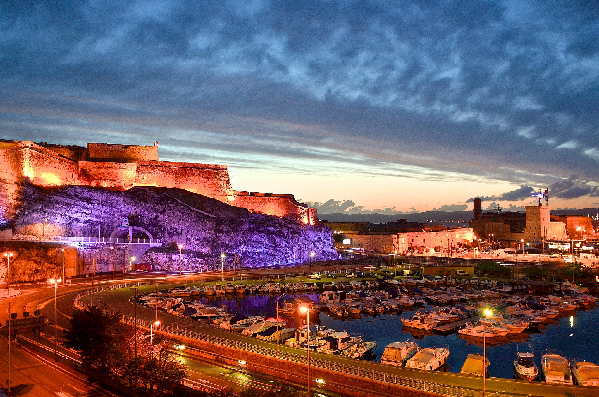marseille, France, Provence, 13, Cities, Monuments, Panorama, Panoramic ...