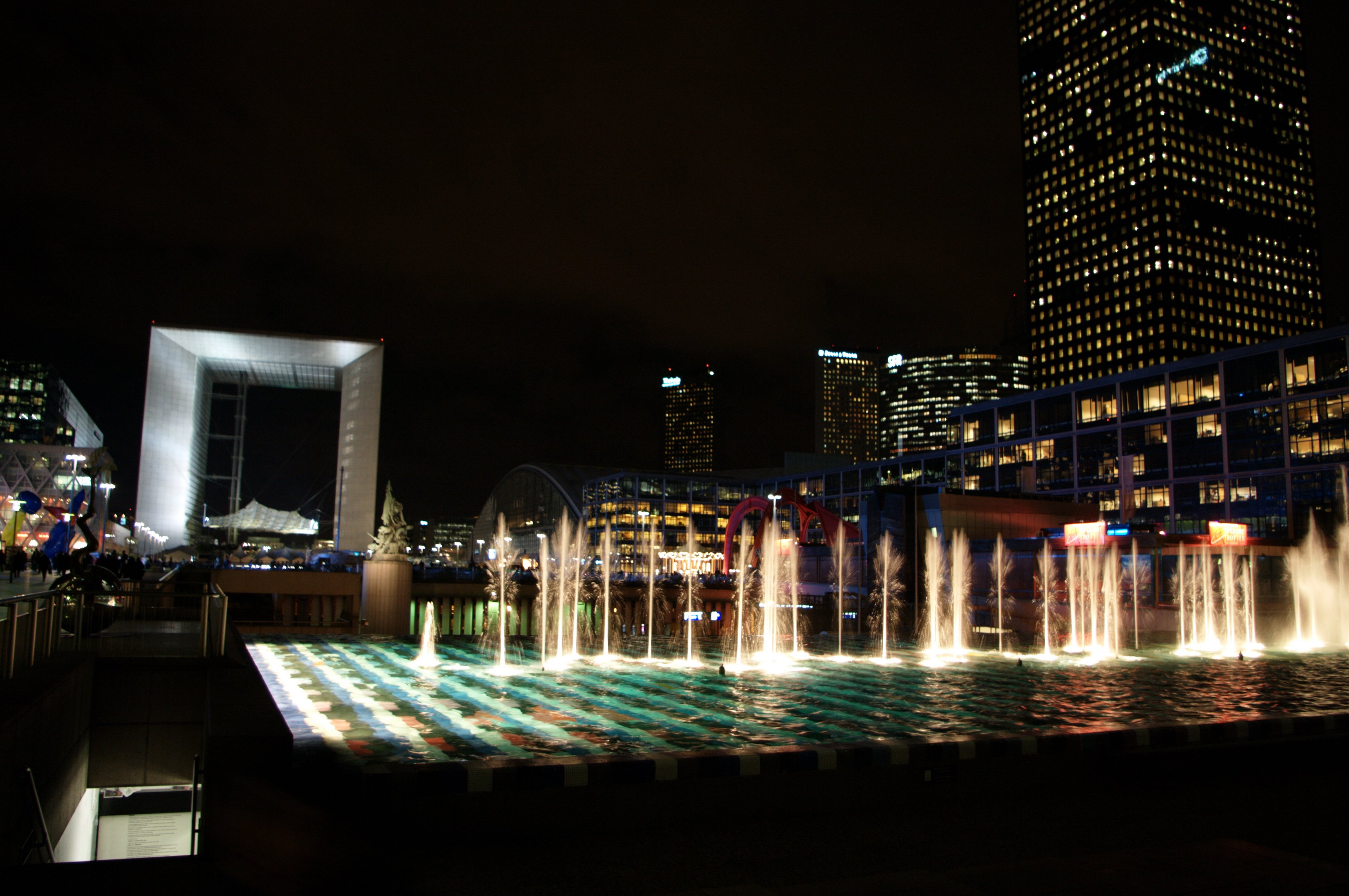 architecture, Cities, France, Light, Towers, Monuments, Night, Panorama ...