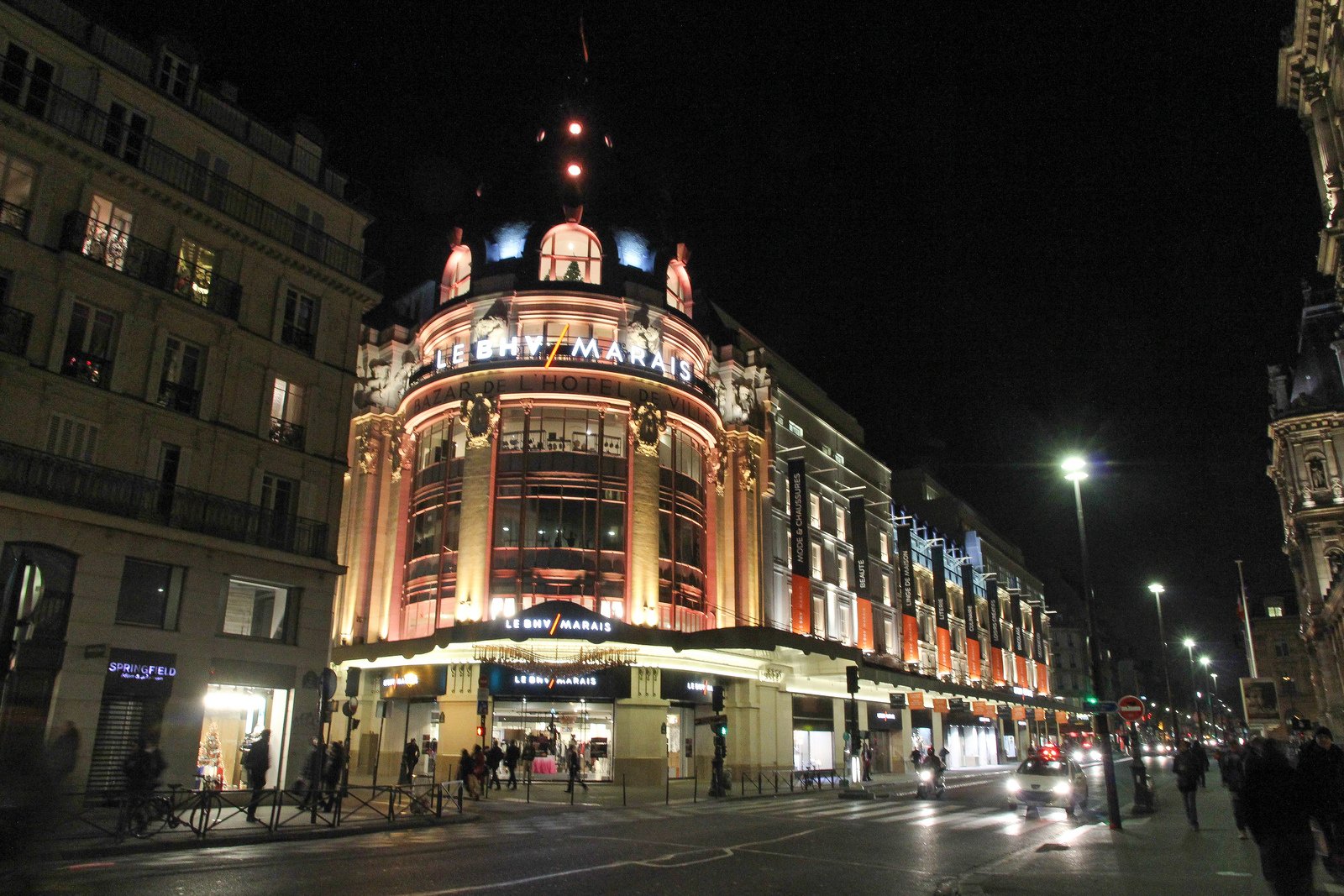 architecture, Cities, France, Light, Towers, Monuments, Night, Panorama ...