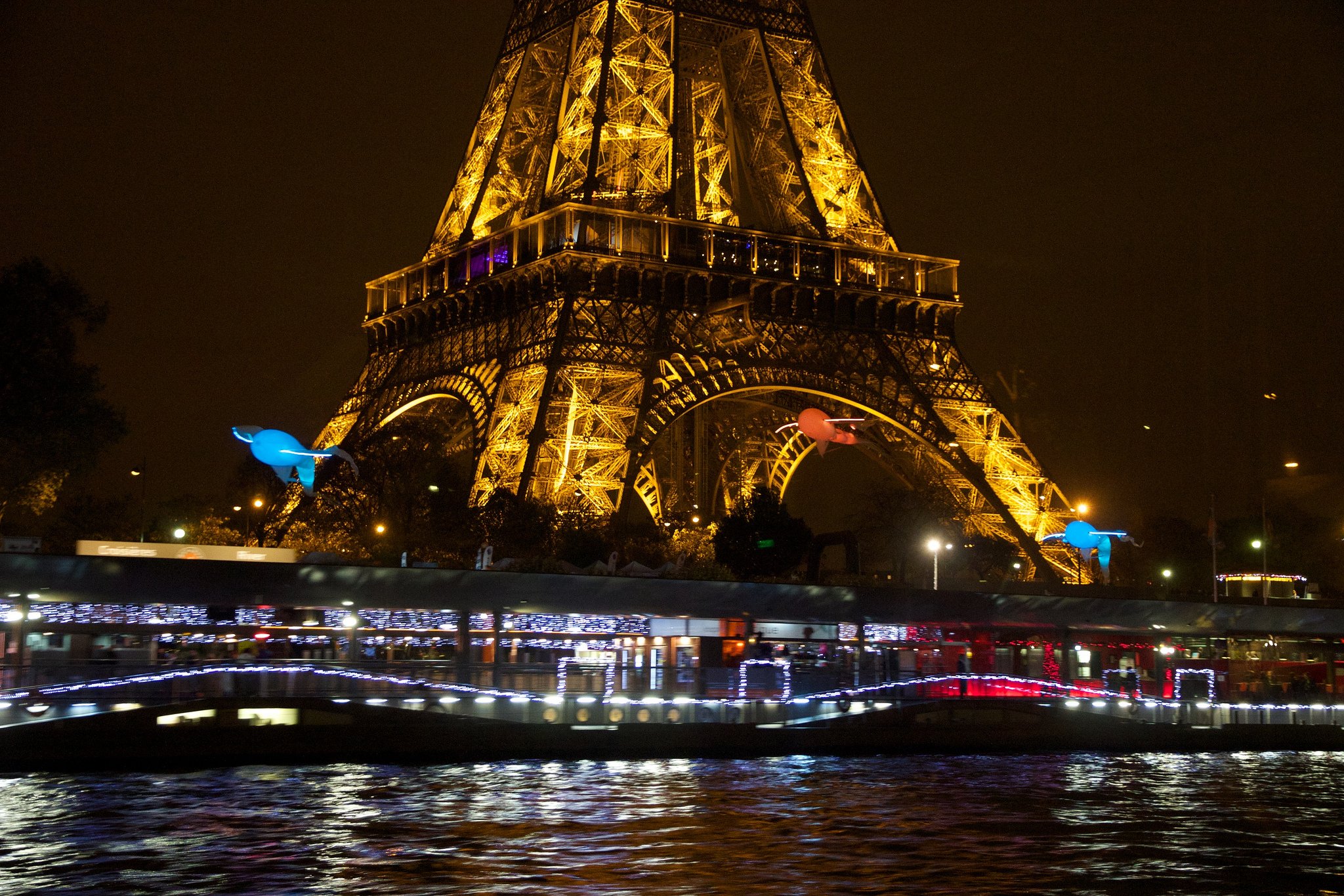 architecture, Cities, France, Light, Towers, Monuments, Night, Panorama ...
