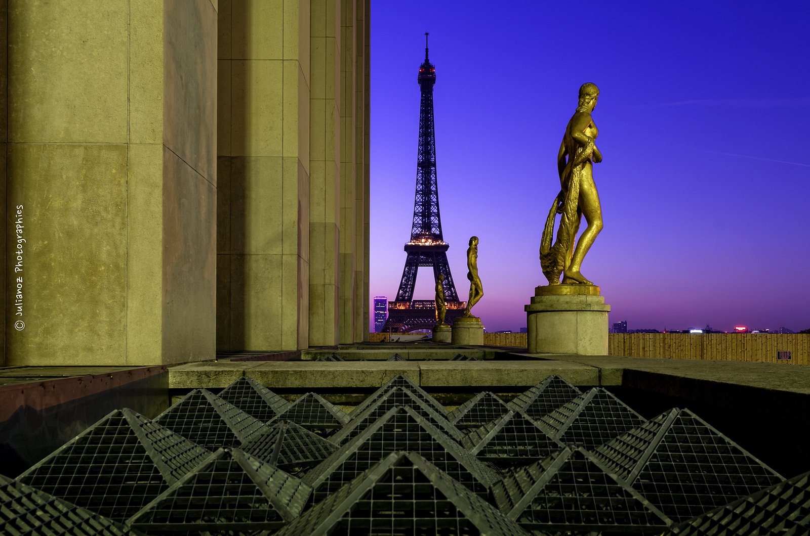 architecture, Cities, France, Light, Towers, Monuments, Night, Panorama ...