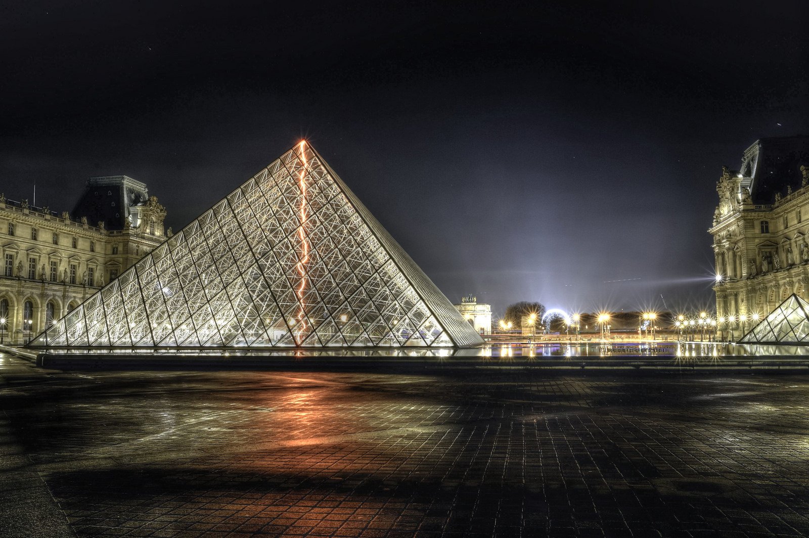 architecture, Cities, France, Light, Towers, Monuments, Night, Panorama ...