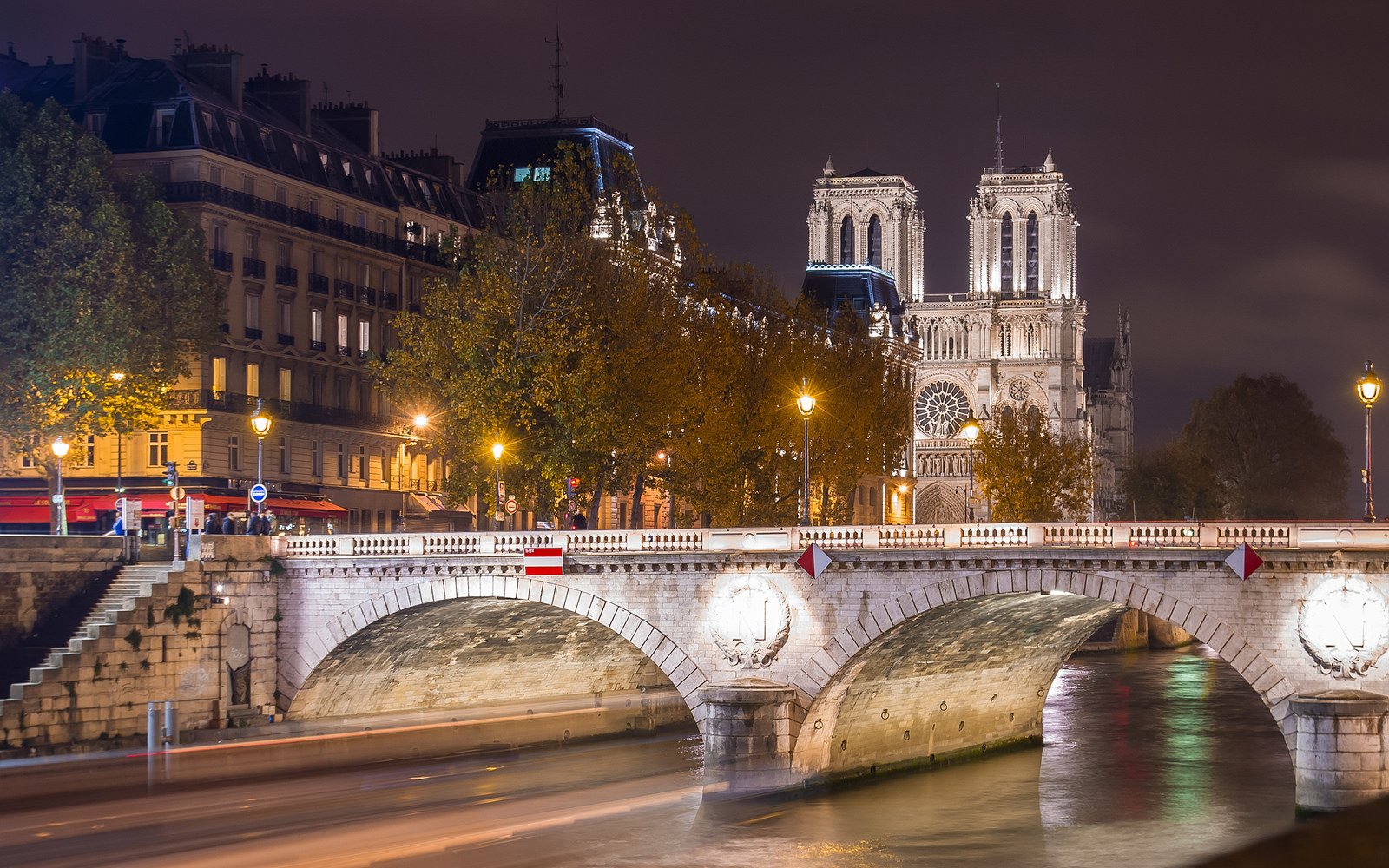 architecture, Cities, France, Light, Towers, Monuments, Night, Panorama ...