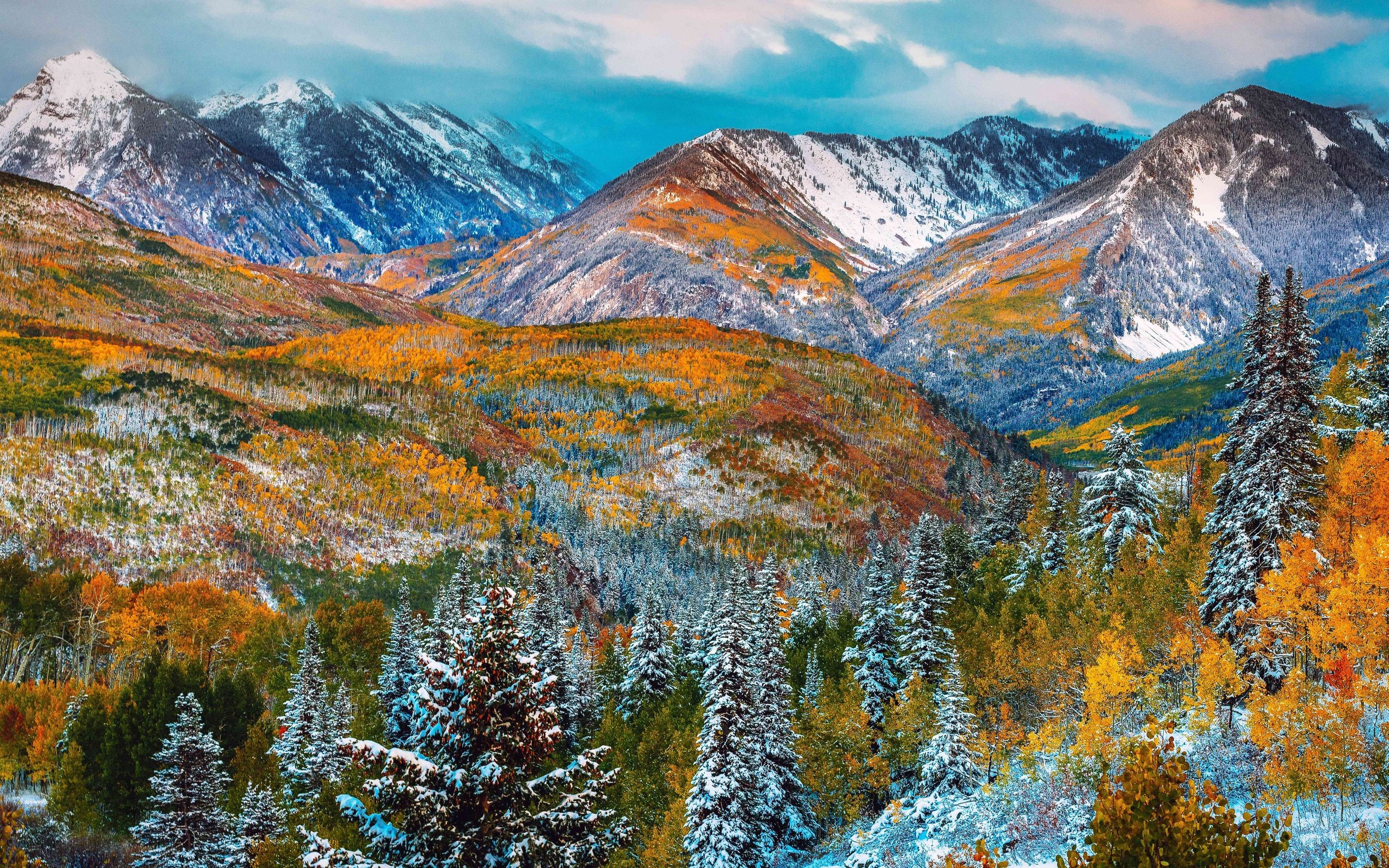 autumn, Mountains, Trees, Landscape, Winter Wallpapers HD / Desktop and ...