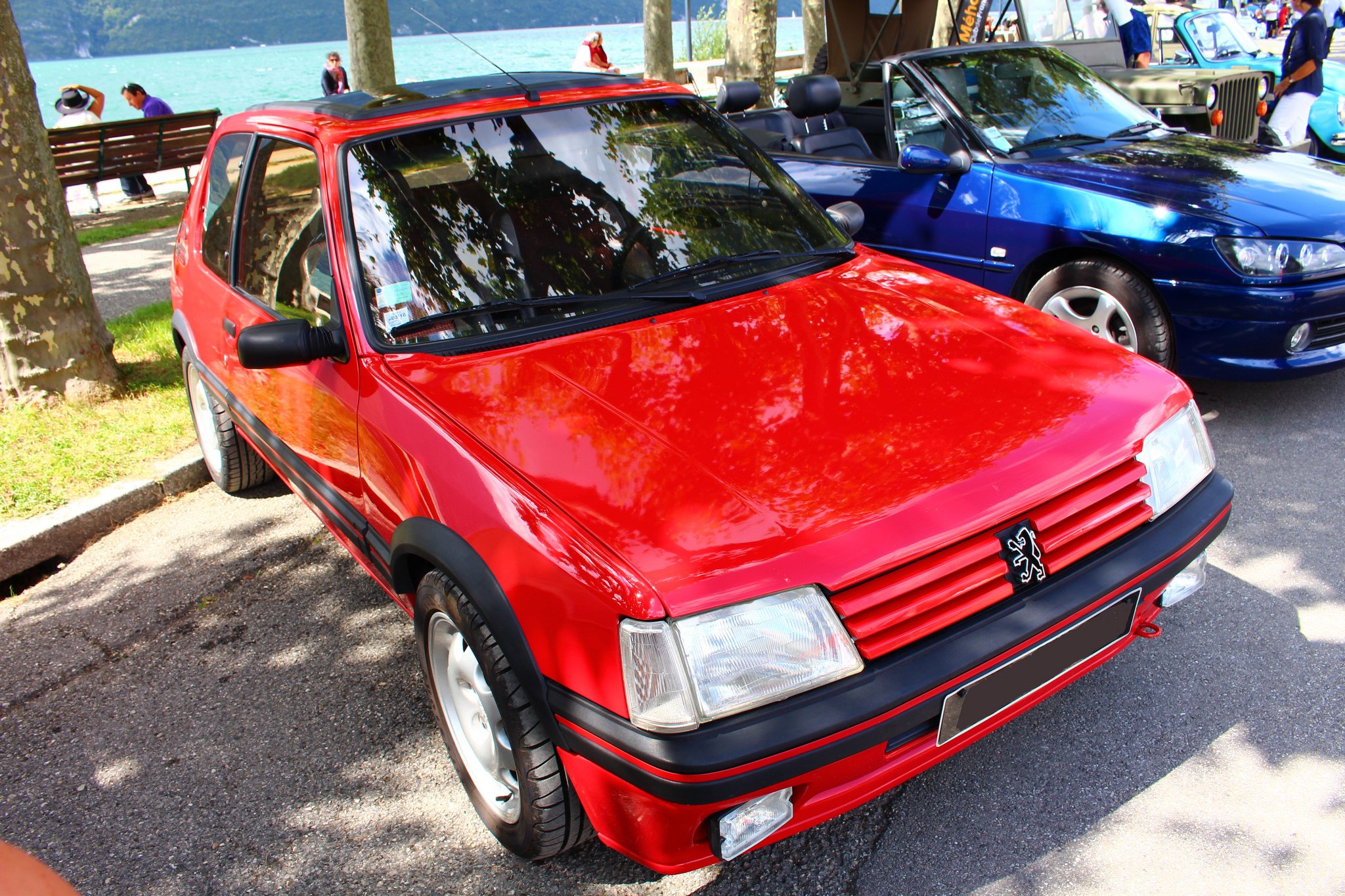 peugeot, 205, Gti, Cars, Coupe, French, Rouge, Red Wallpapers HD ...