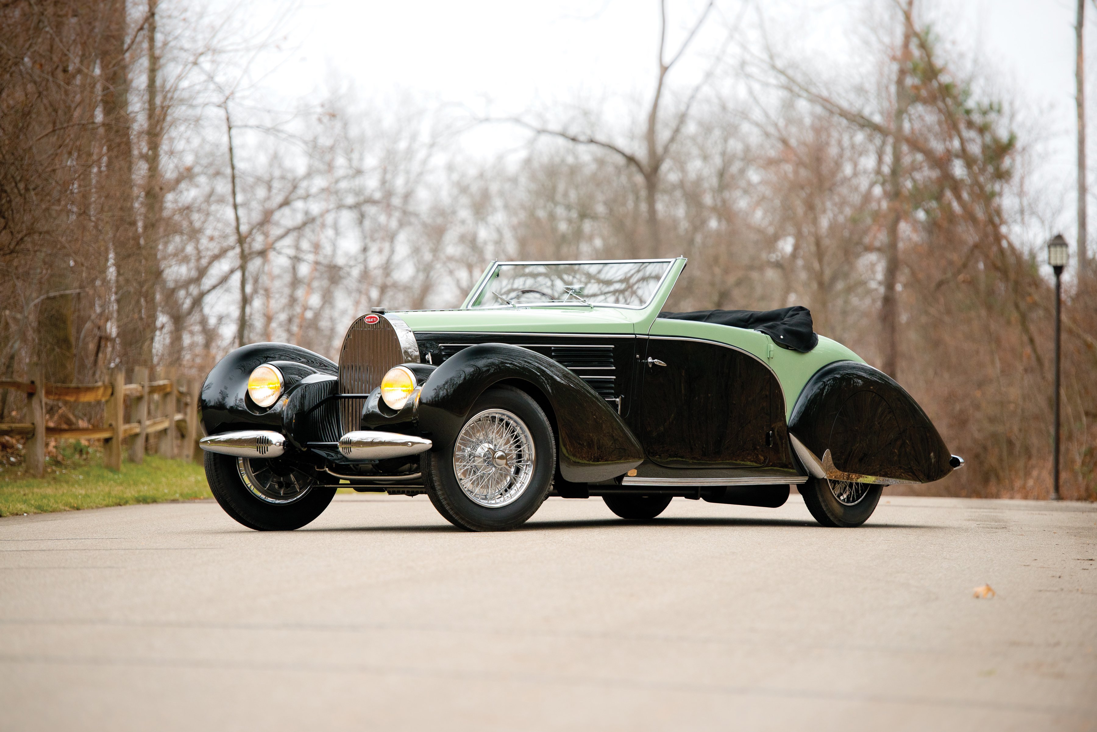 1938, Bugatti, Type 57c, Aravis, Cabriolet, Gangloff, 57c, Retro ...