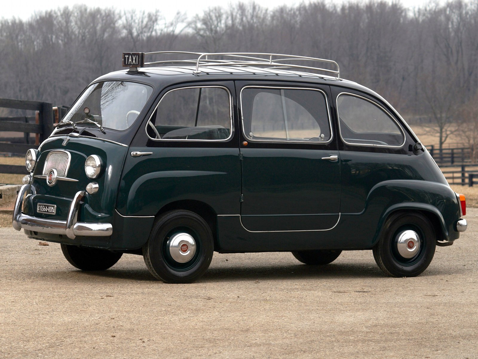 cars, Classic, Fiat, 600, Minivan, Multipla, Italia, Italie, Cab, Taxi ...