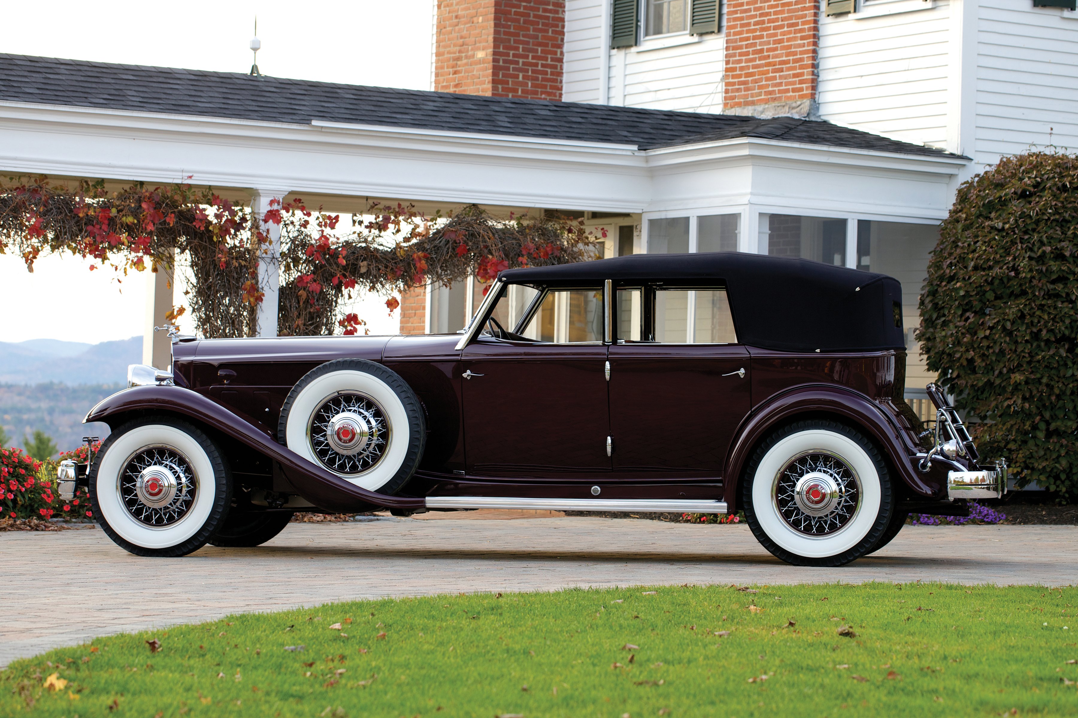 1932, Packard, Twin, Six, Twelve, Individual, Custom, Convertible ...