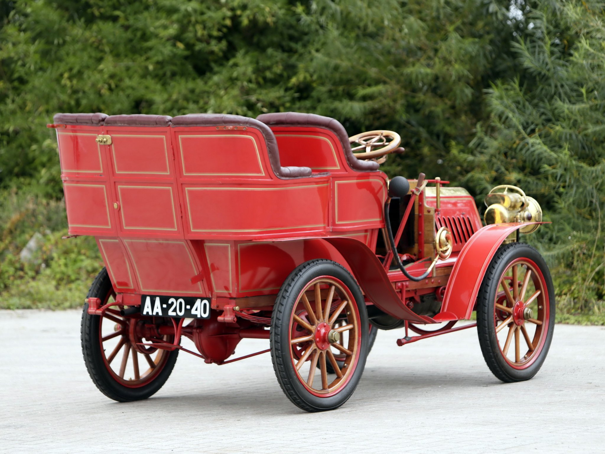 1903, Darracq, 12hp, Rear entrance, Tonneau, Retro, Vintage Wallpapers ...