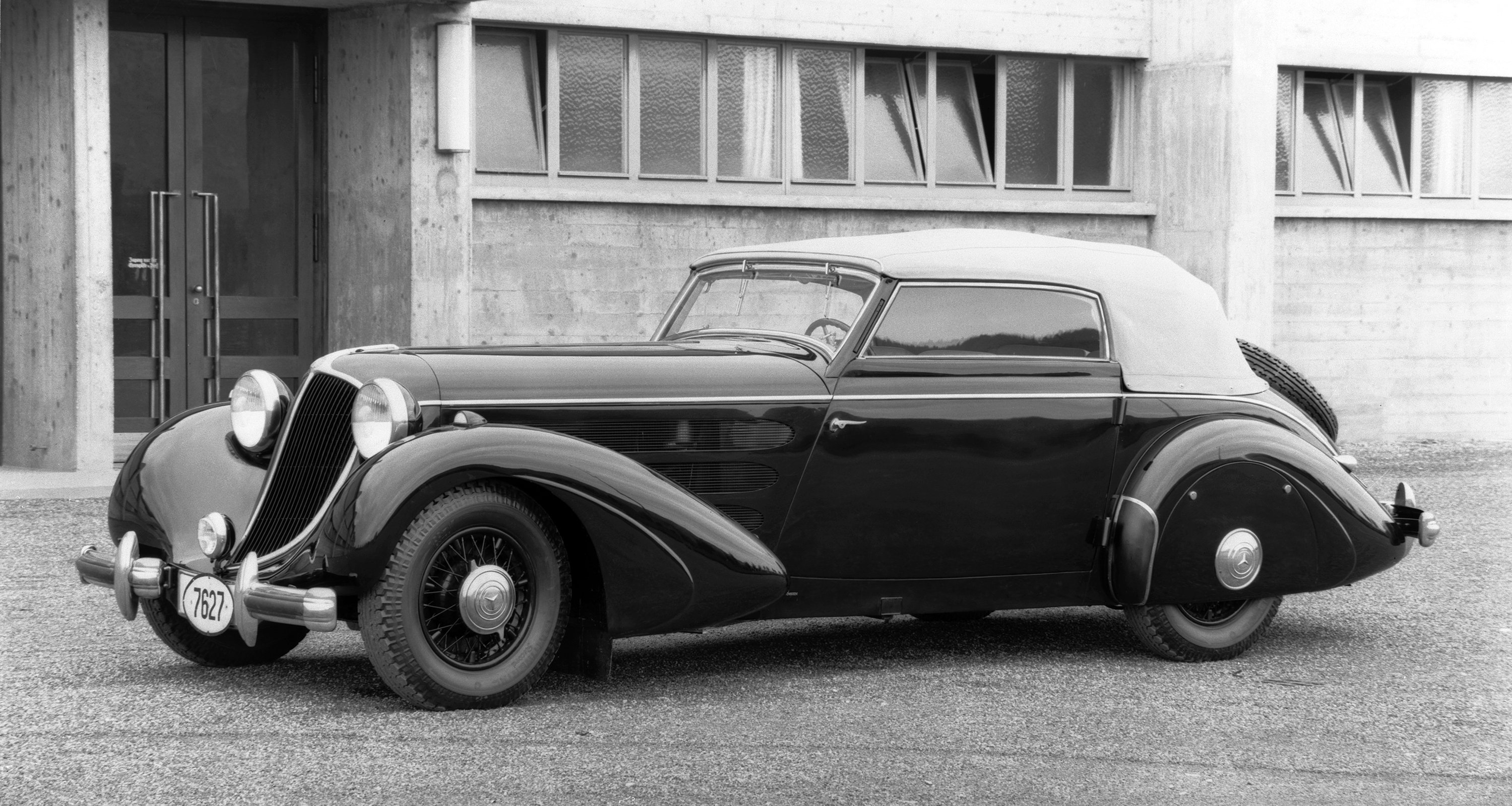 1936, Mercedes, Benz, 540k, Special, Cabriolet, Luxury, Retro, Vintage ...