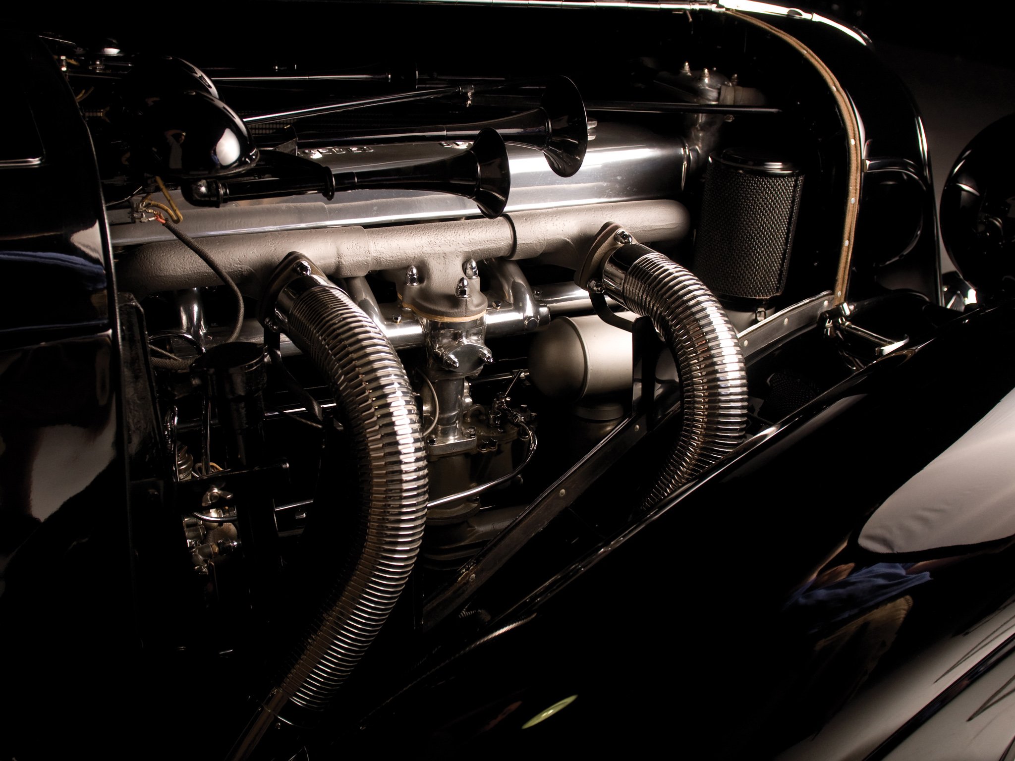 1936, Mercedes, Benz, 540k, Special, Cabriolet, Luxury, Retro, Vintage ...