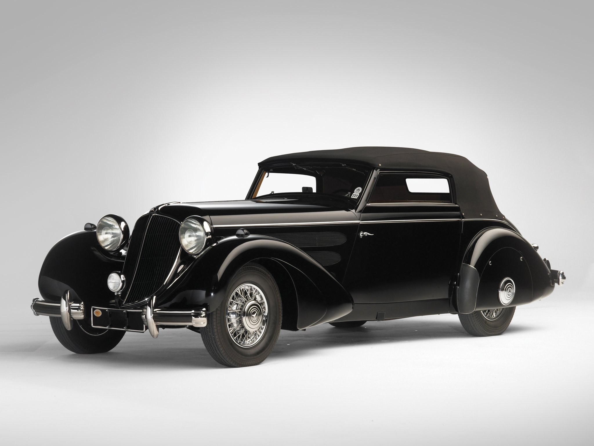 1936, Mercedes, Benz, 540k, Special, Cabriolet, Luxury, Retro, Vintage ...