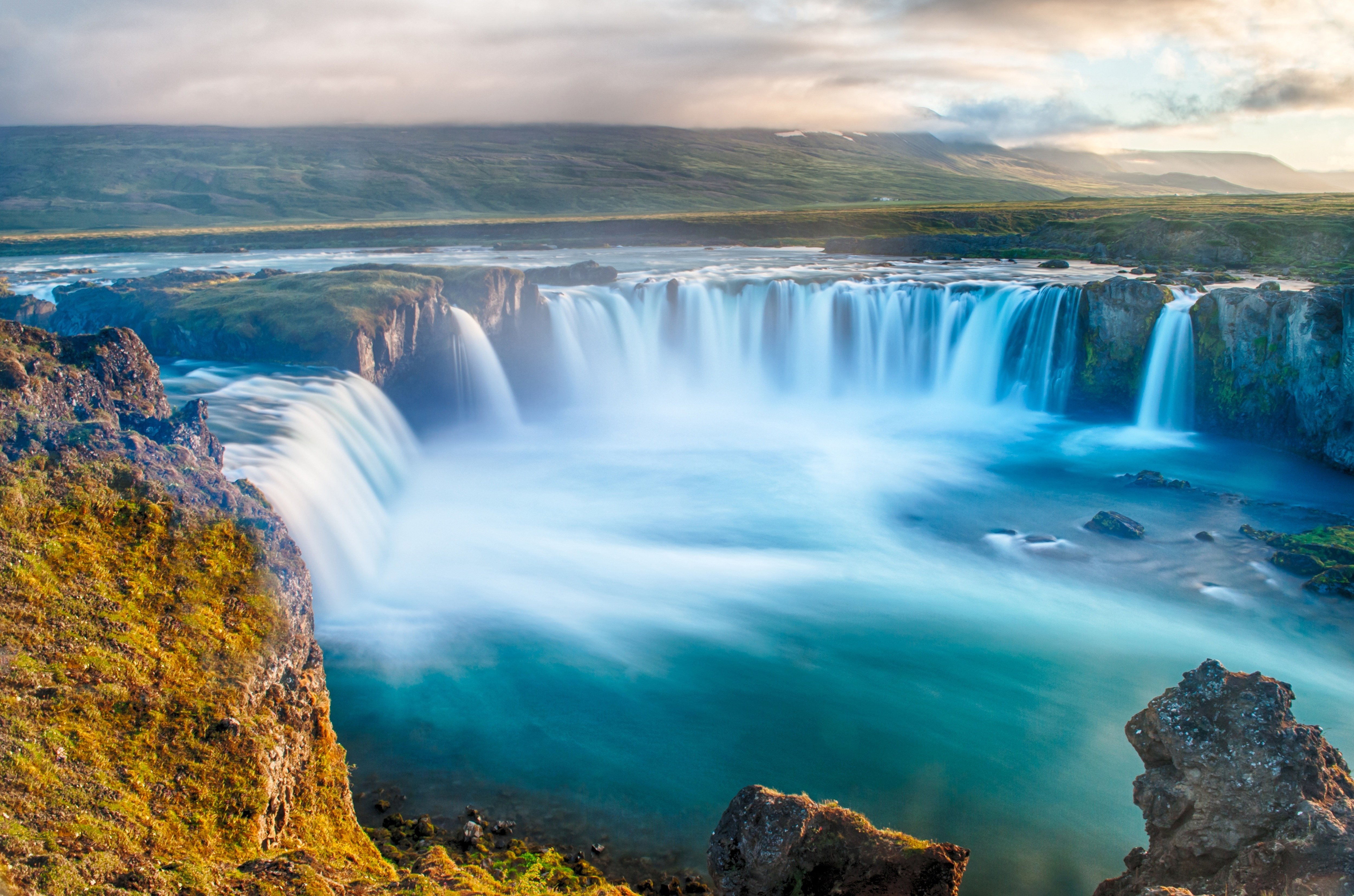 clouds, Hills, Waterfall, River, Valley, Cliff, Fog, Mist Wallpapers HD ...