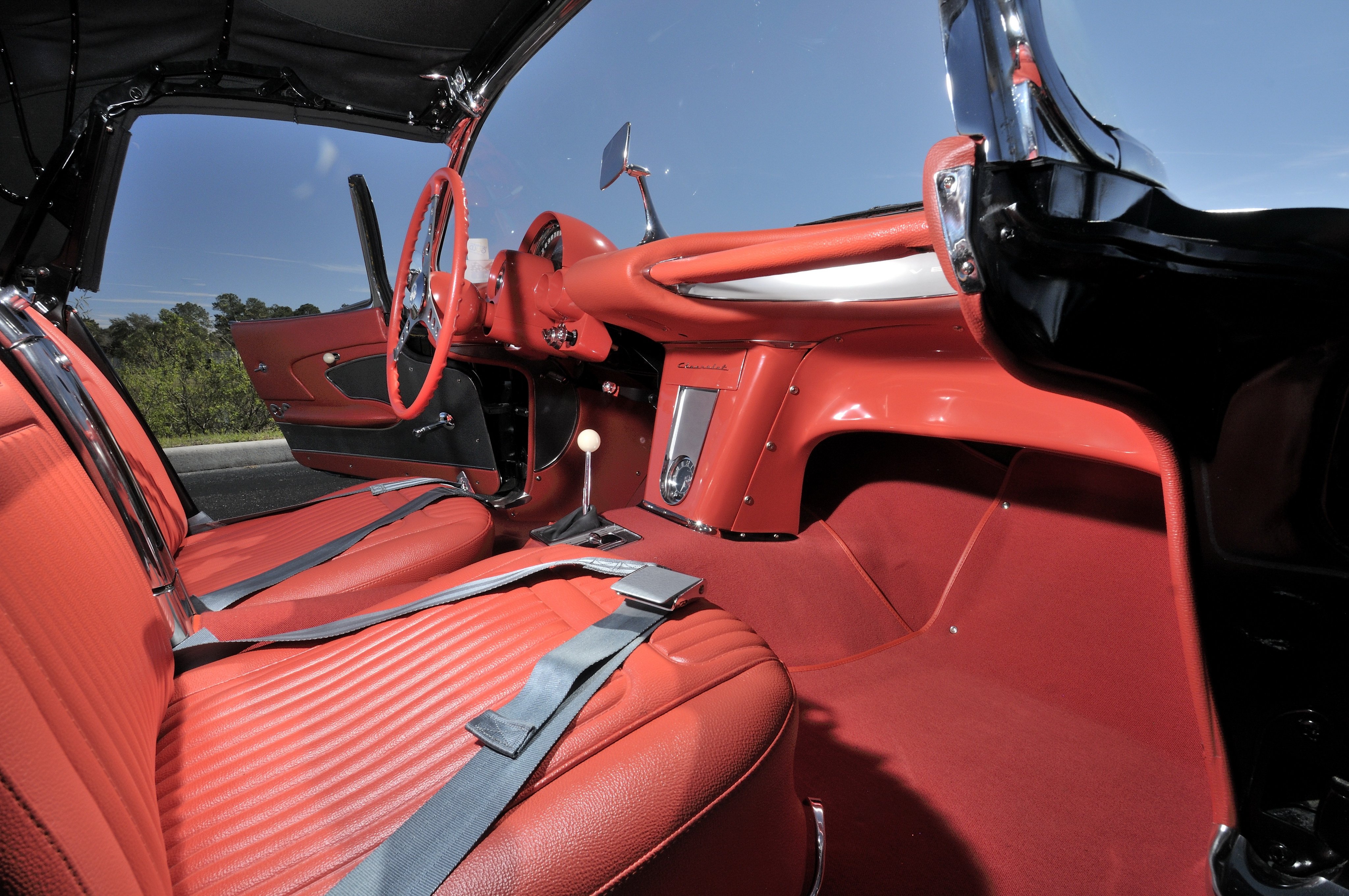 1958, Chevrolet, Corvette, 283, 290hp, Ramjet, Fuel, Injection, Muscle ...