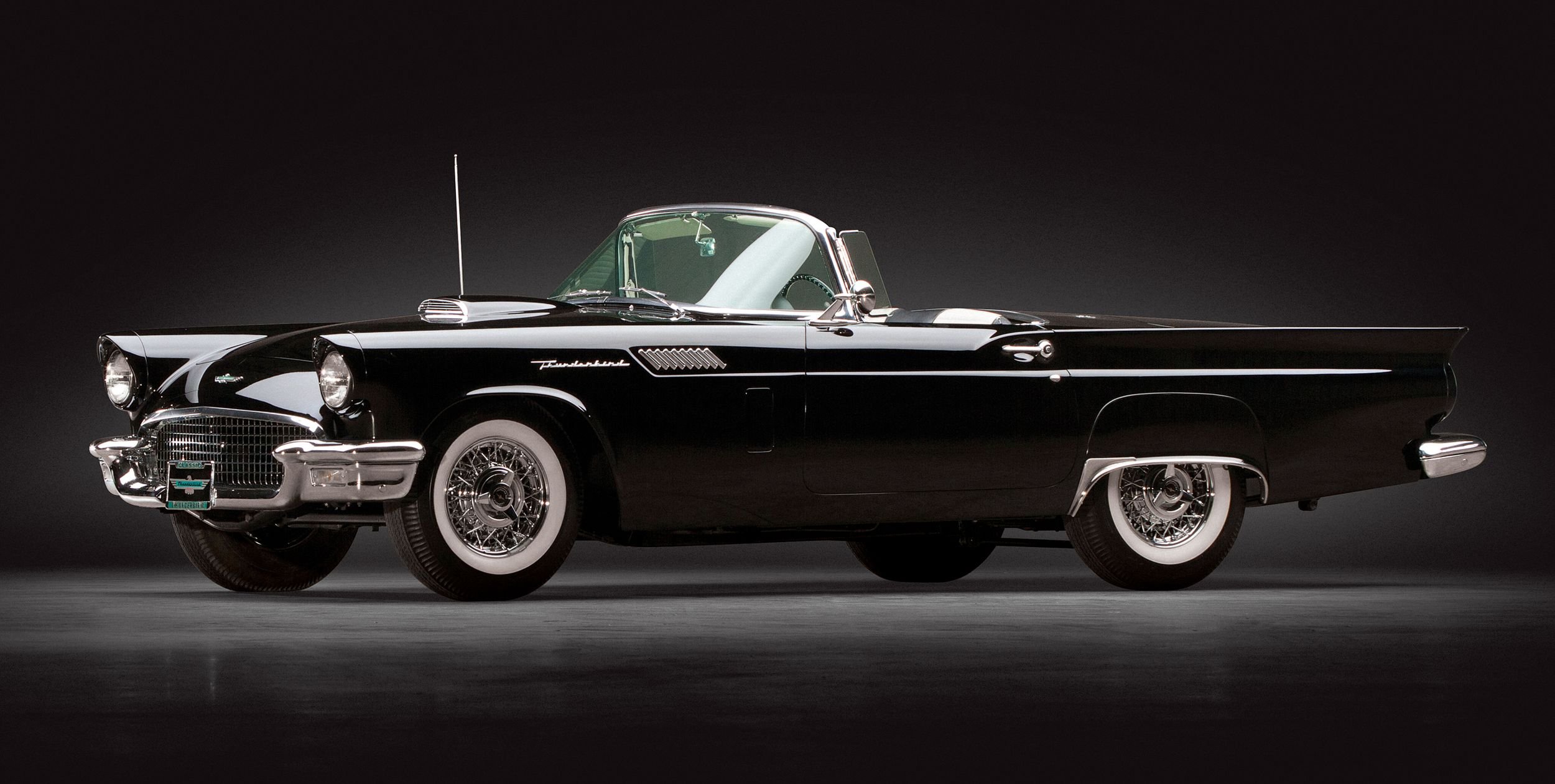 1957, Ford, Thunderbird, Retro, Muscle, Luxury Wallpapers HD / Desktop ...