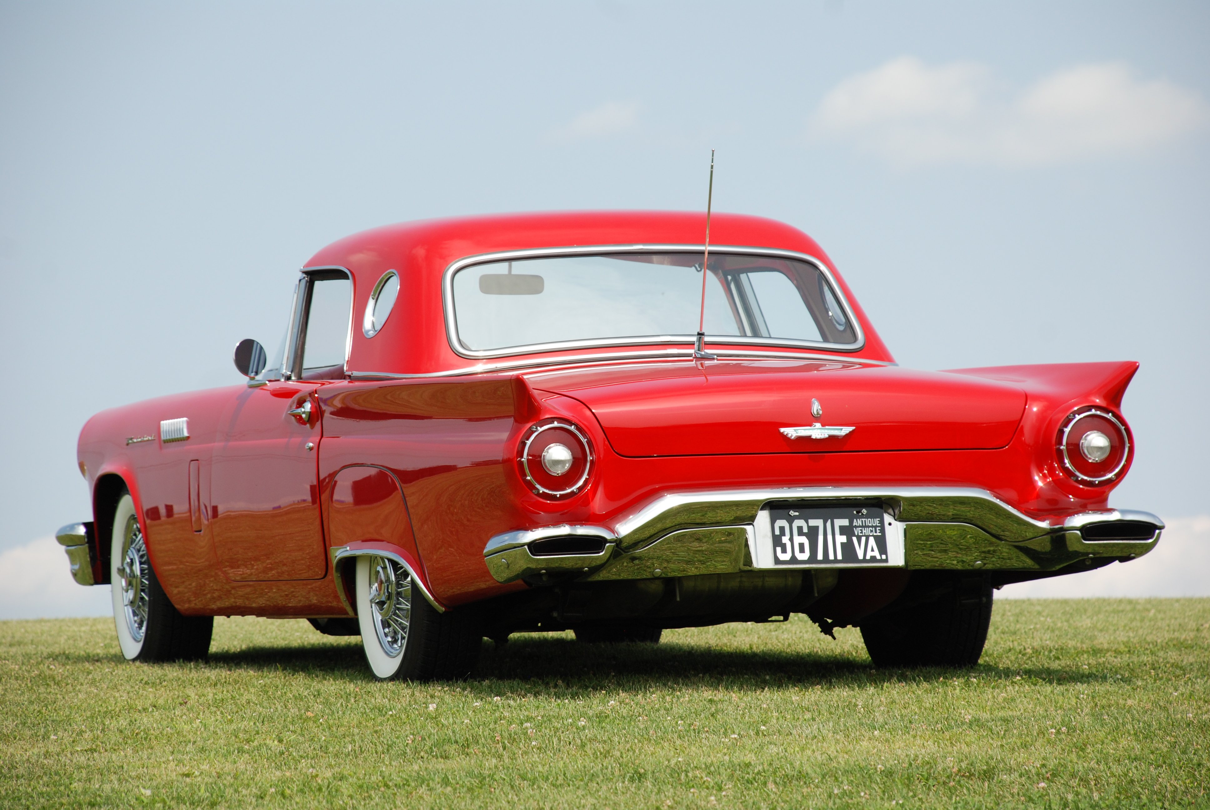 1957, Ford, Thunderbird, Retro, Muscle, Luxury Wallpapers HD / Desktop ...
