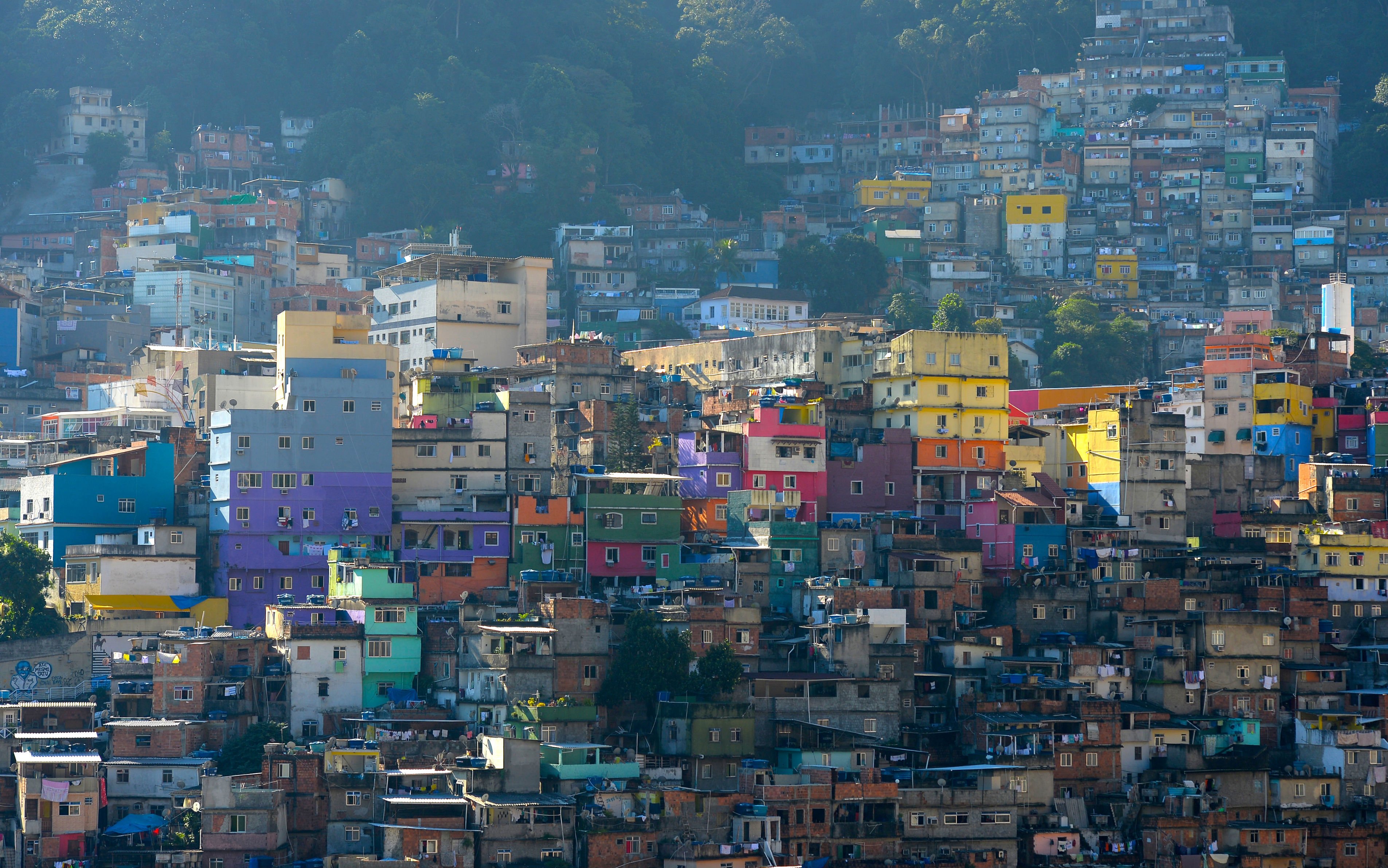 favela, Brazil, Rio, De, Janeiro, Slum, House, Architecture, City ...