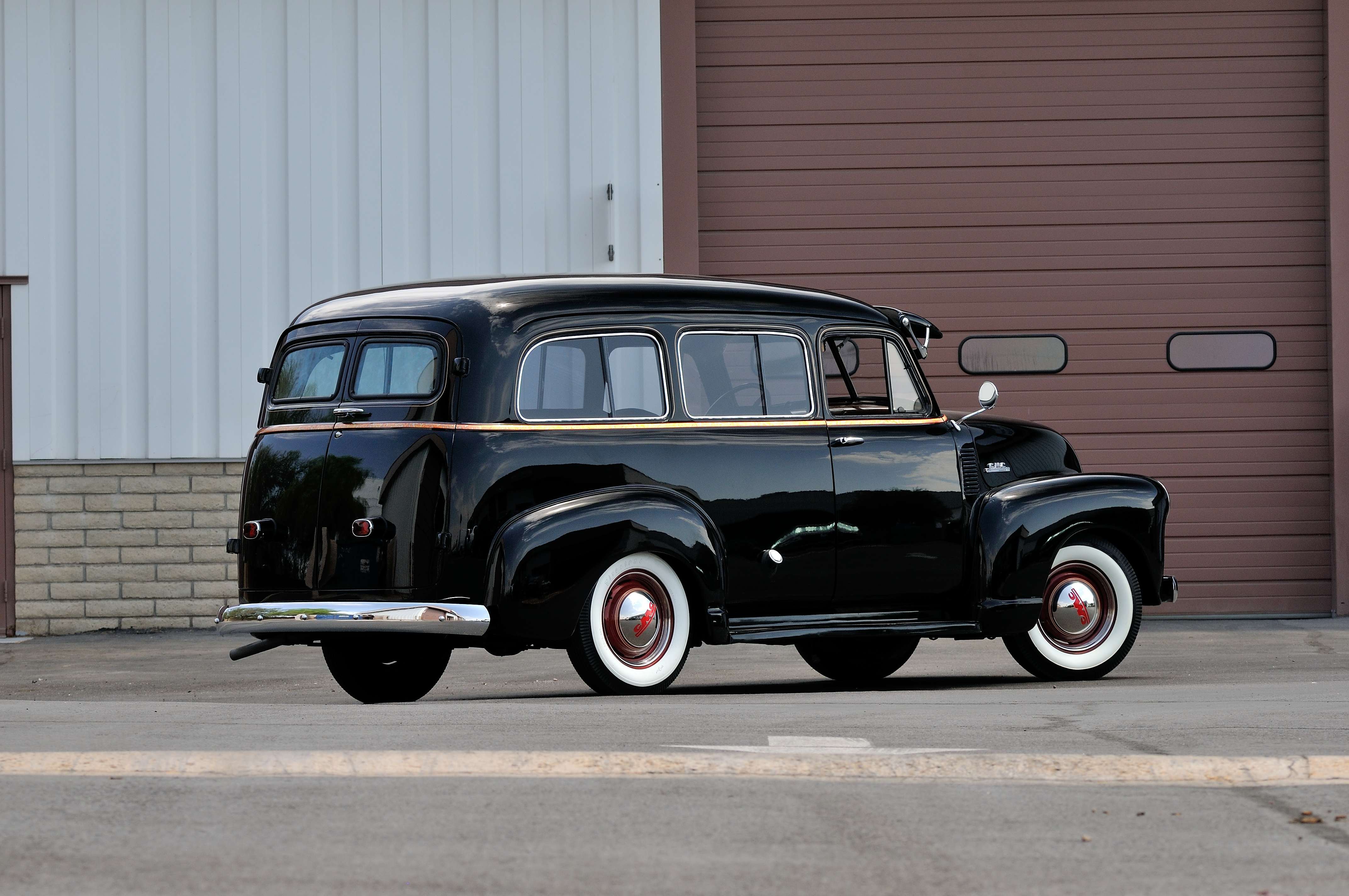 1952, Gmc, Wagon, 2, Door, Black, Classic, Old, Vintage, Usa, 4288x2848 ...