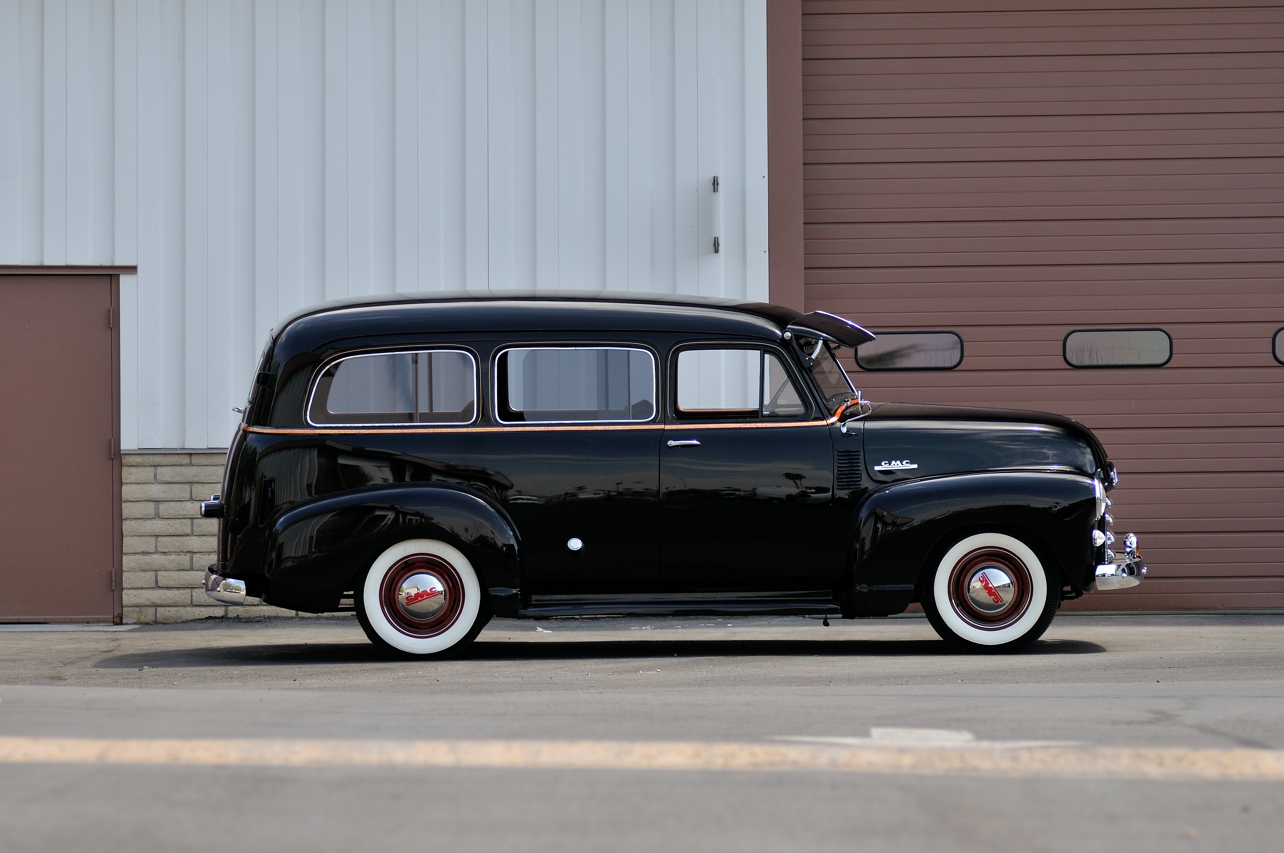 1952, Gmc, Wagon, 2, Door, Black, Classic, Old, Vintage, Usa, 4288x2848 ...