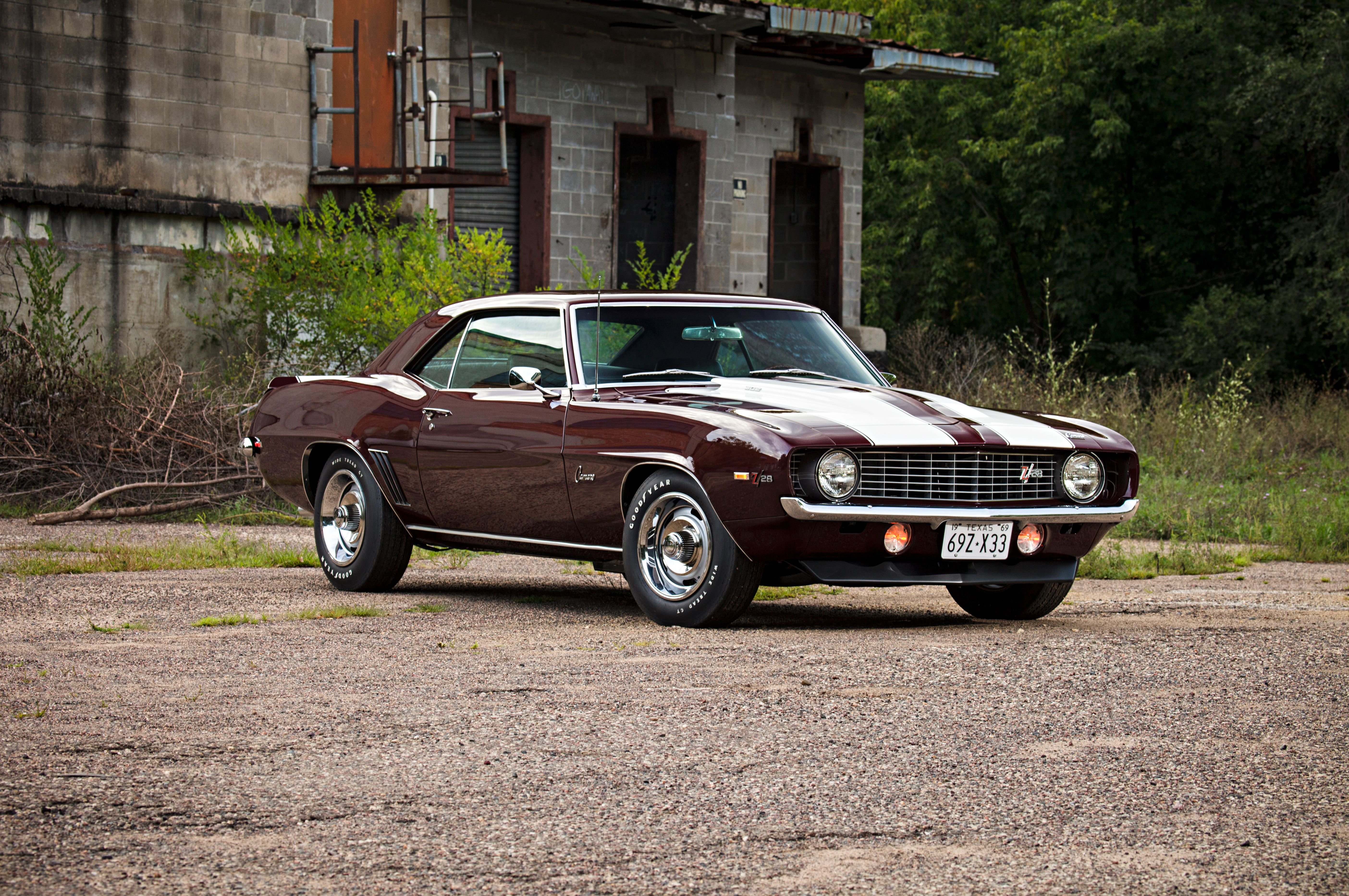 1969, Chevrolet, Camaro, Z28, Muscle, Classic, Old, 5616x3730 01 ...