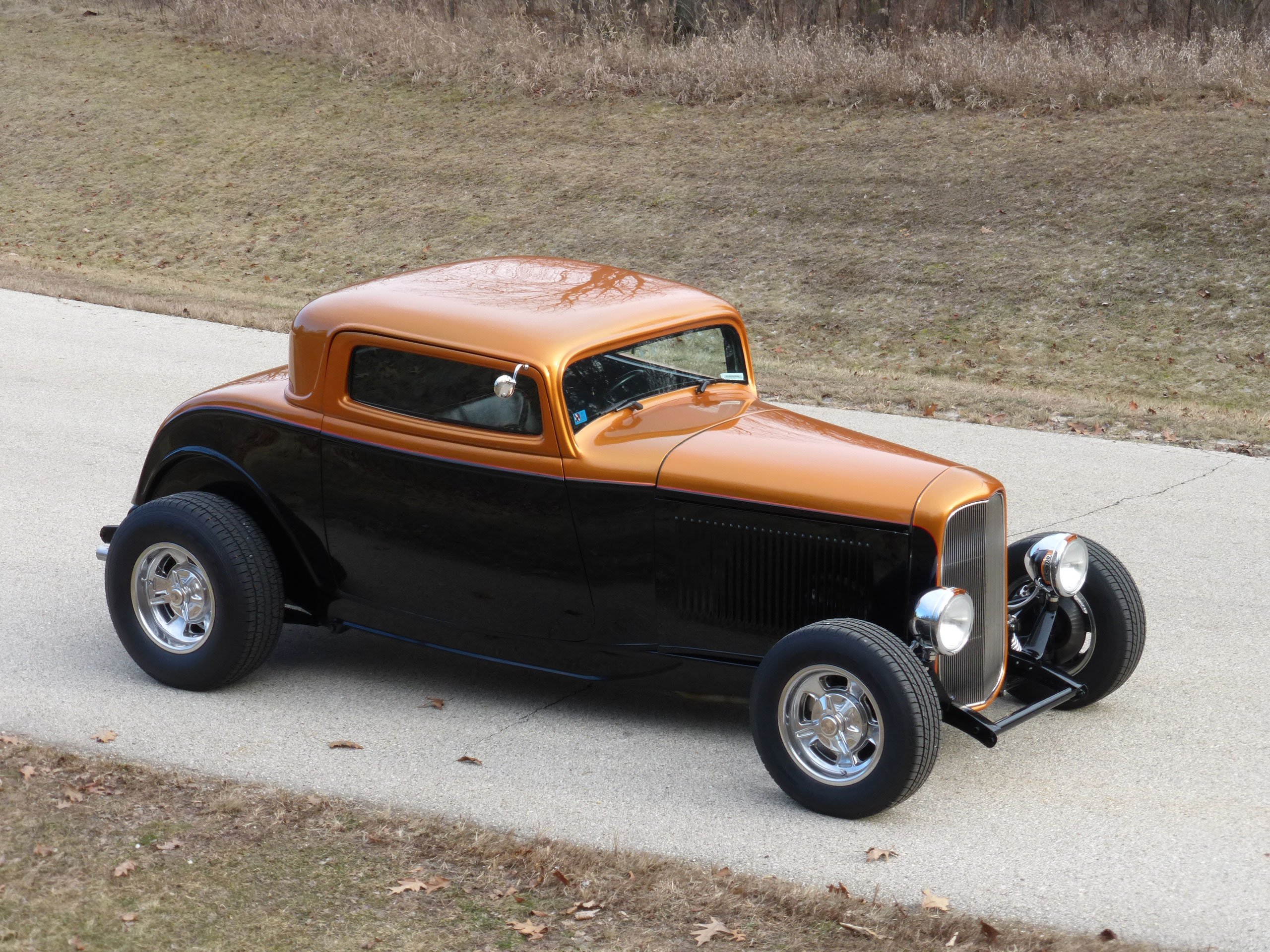 1932, Ford, Coupe, 3, Window, Hotrod, Hot, Rod, Streetrod, Street, Usa ...