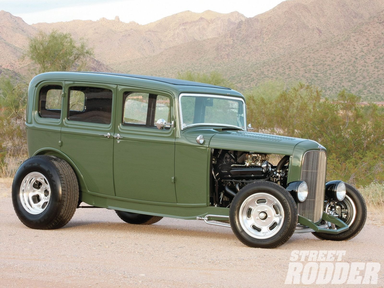 1932, Ford, Tudor, Sedan, 4, Door, Hotrod, Hot, Rod, Streetrod, Street ...