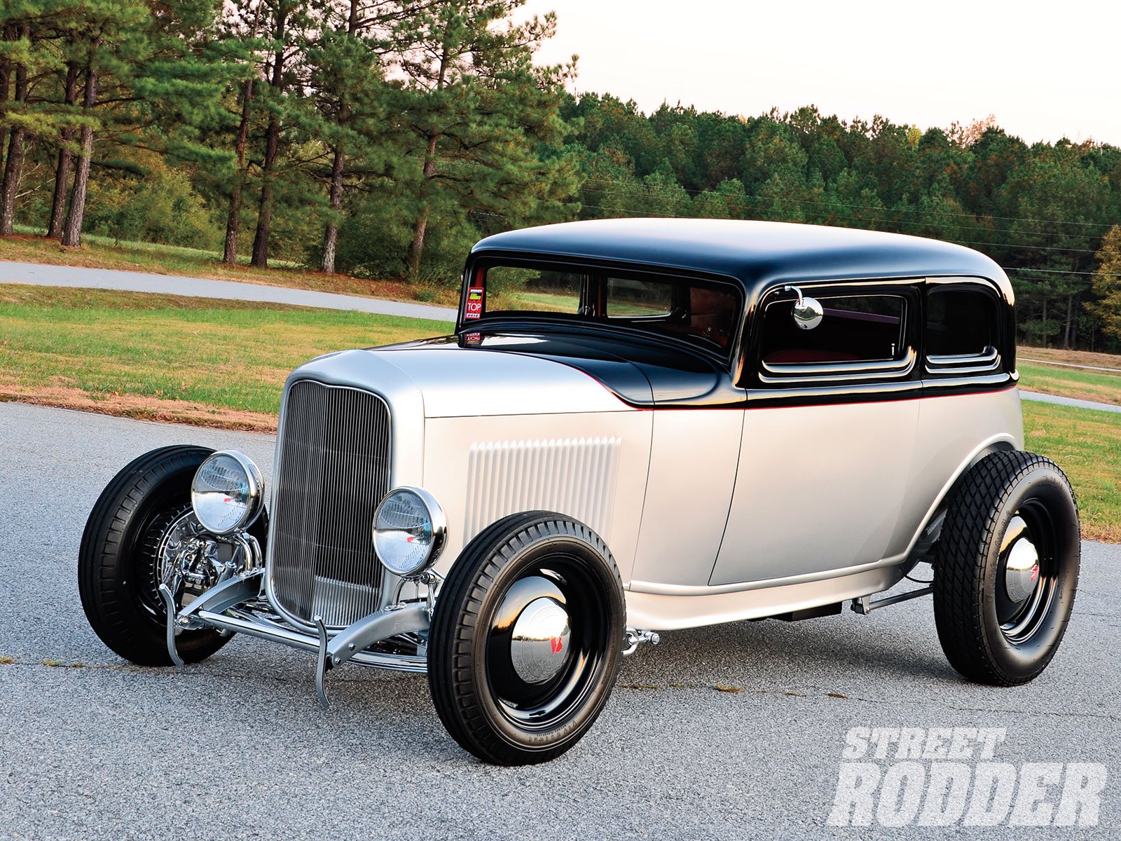 1932, Ford, Victoria, Vicky, Sedan, 2, Door, Hotrod, Hot, Rod, Old ...