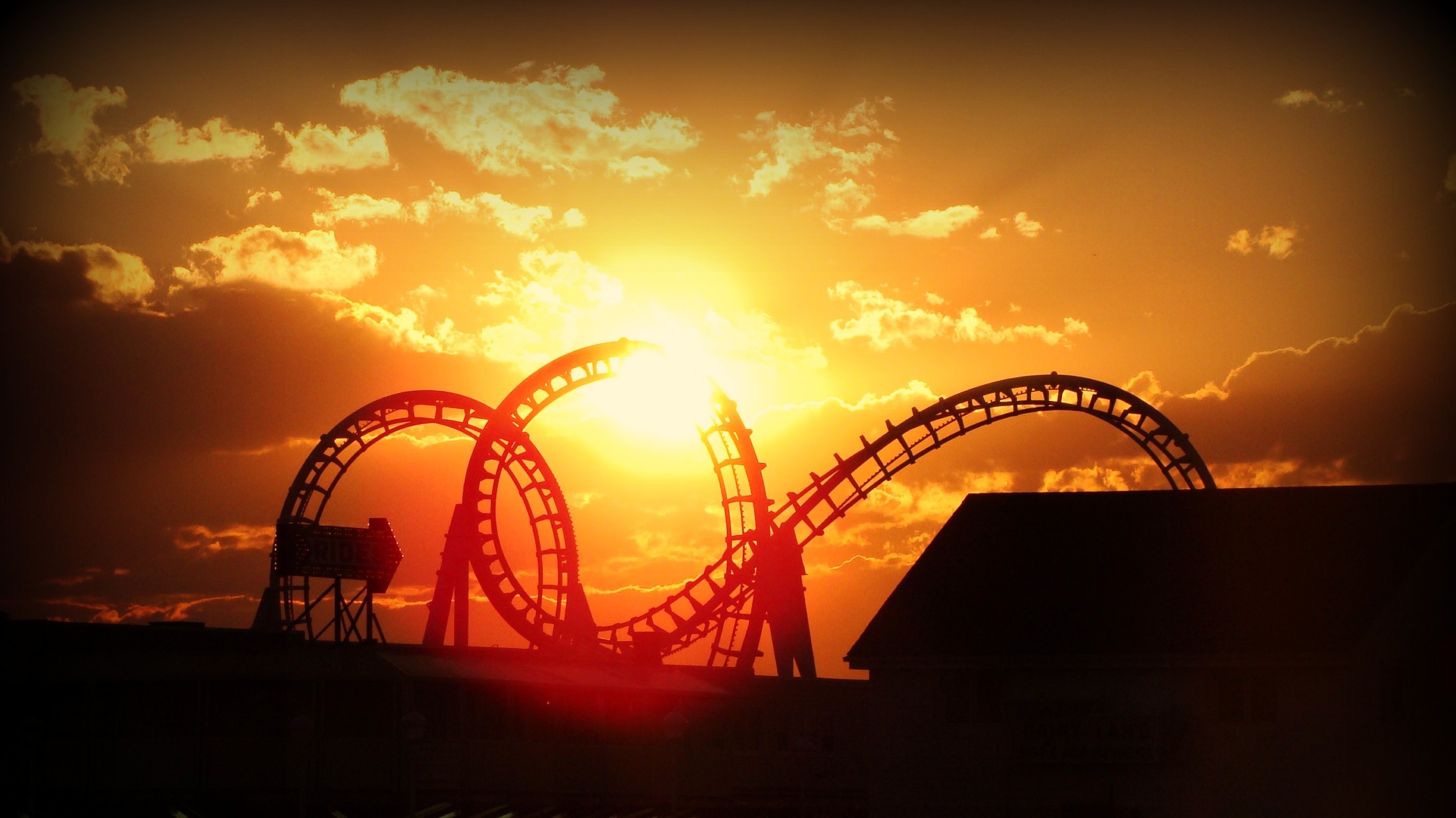 Roller Coaster Amusement Park Fun Rides 1roll Adventure Summer 